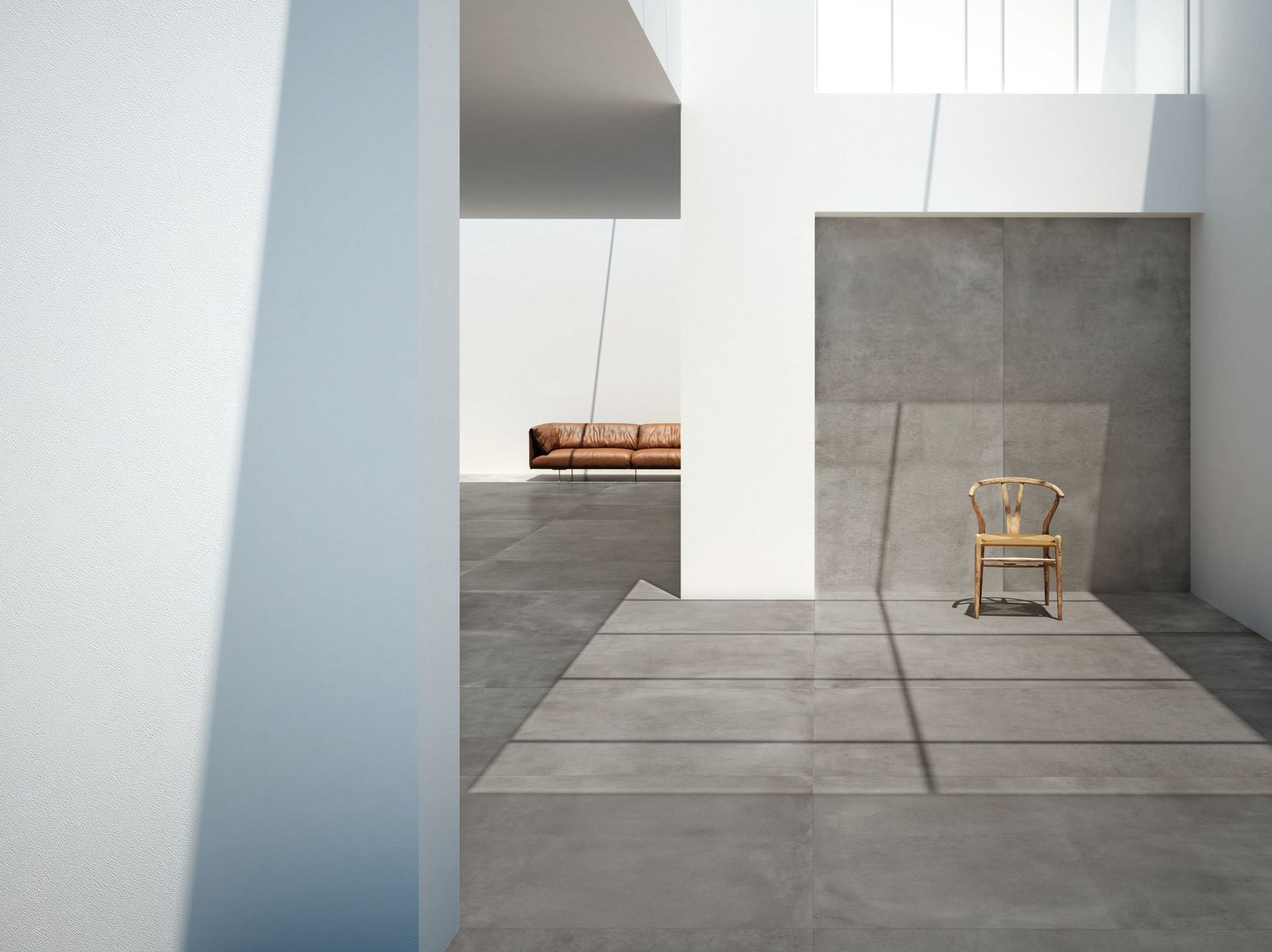 GRANDE | Wall/floor tiles with concrete effect Grande Collection By MARAZZI