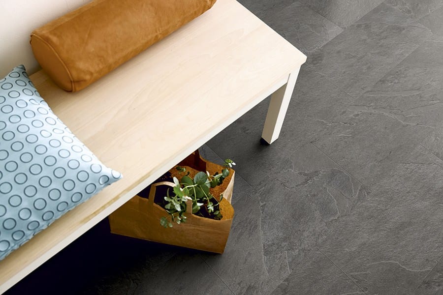 Vinyl flooring with stone effect GREY SCIVARO SLATE Tile Design ...