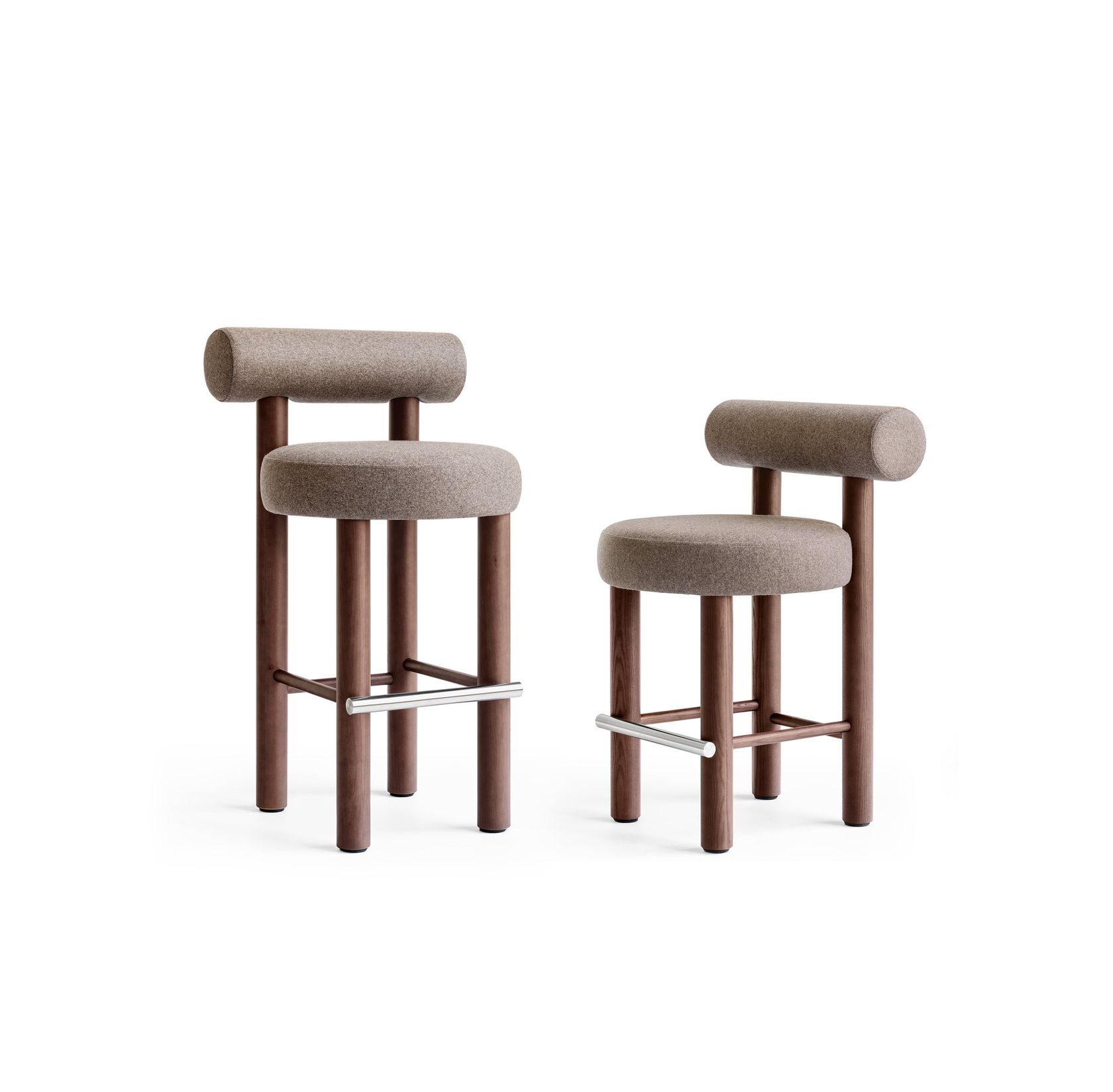 Taburete tapizado con respaldo GROPIUS CS2 COUNTER CHAIR Colección ...