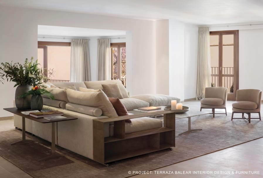 GROUNDPIECE Sofa By Flexform | design Antonio Citterio