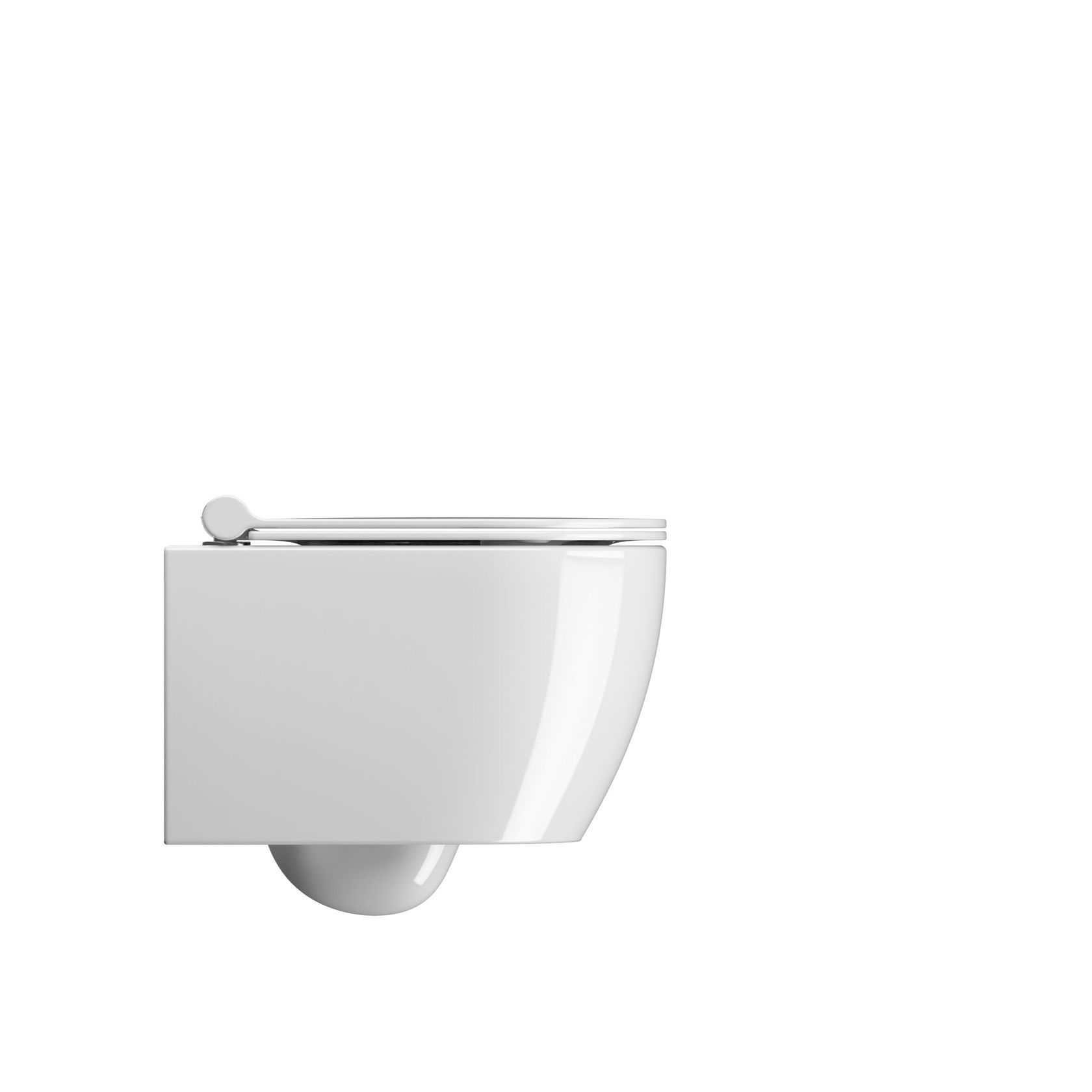 COLOR ELEMENTS 46x35 Wall-hung ceramic toilet By GSI ceramica