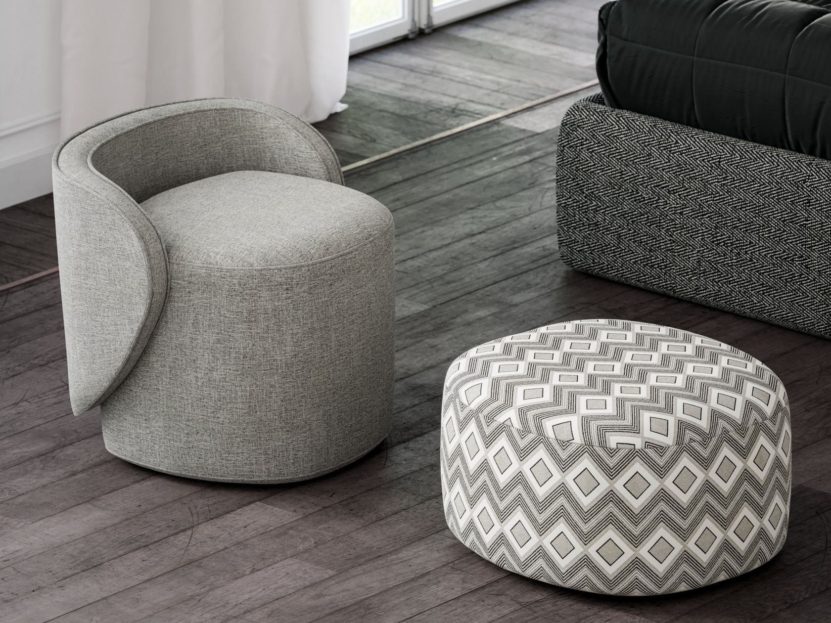 GUEST | Stool By Liu Jo Living Collection design Simone Cagnazzo