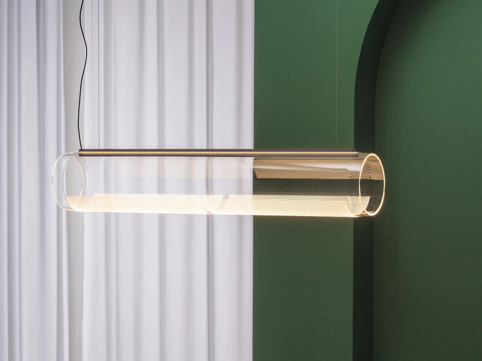 GUISE LED Borosilicate glass pendant lamp By Vibia | design Stefan Diez