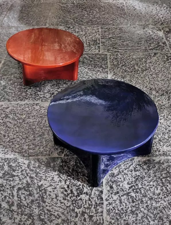 GUNA 11/12 Round garden side table By Gervasoni