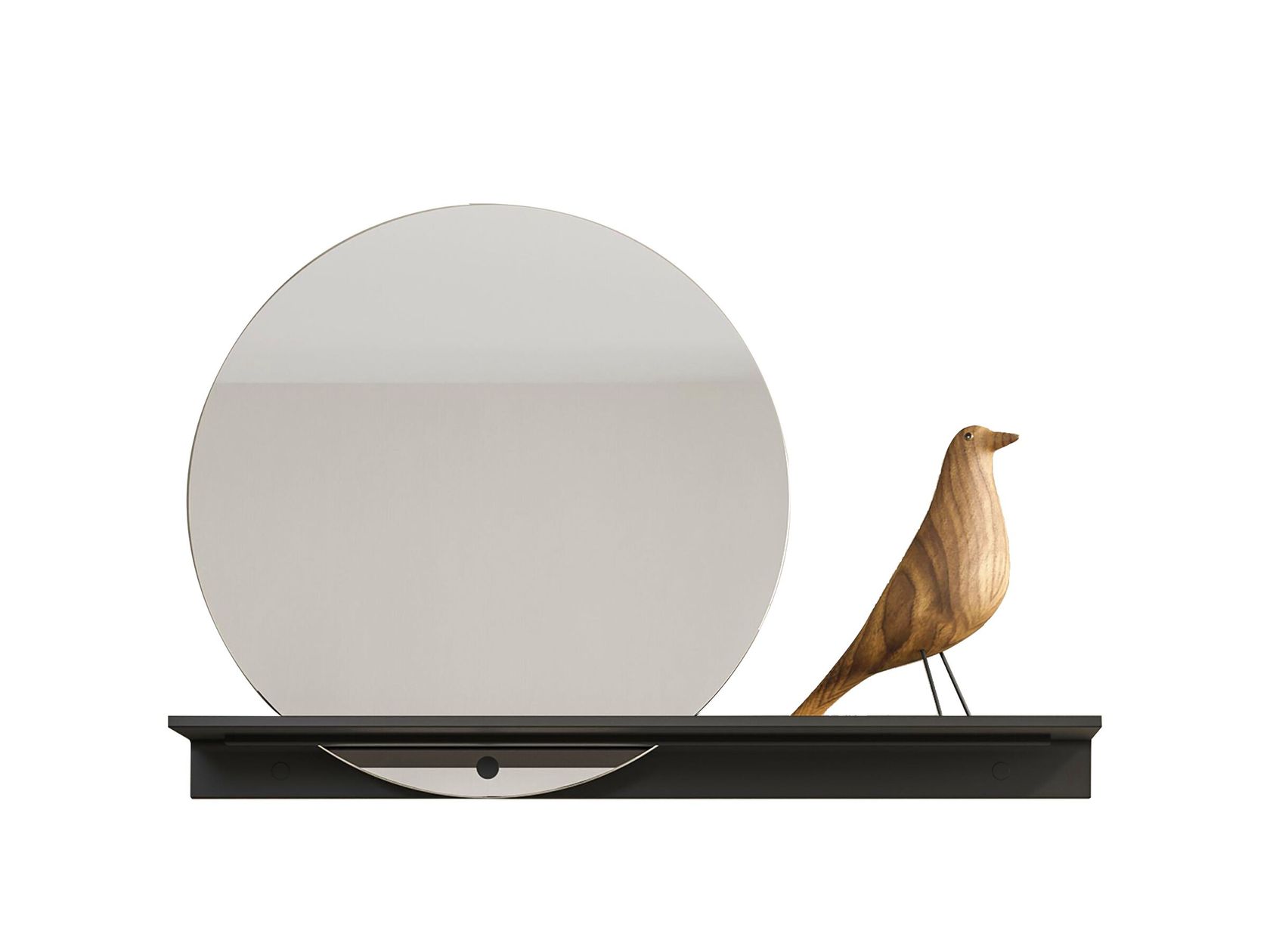 LEEV Metal mirror / bathroom wall shelf By Geesa