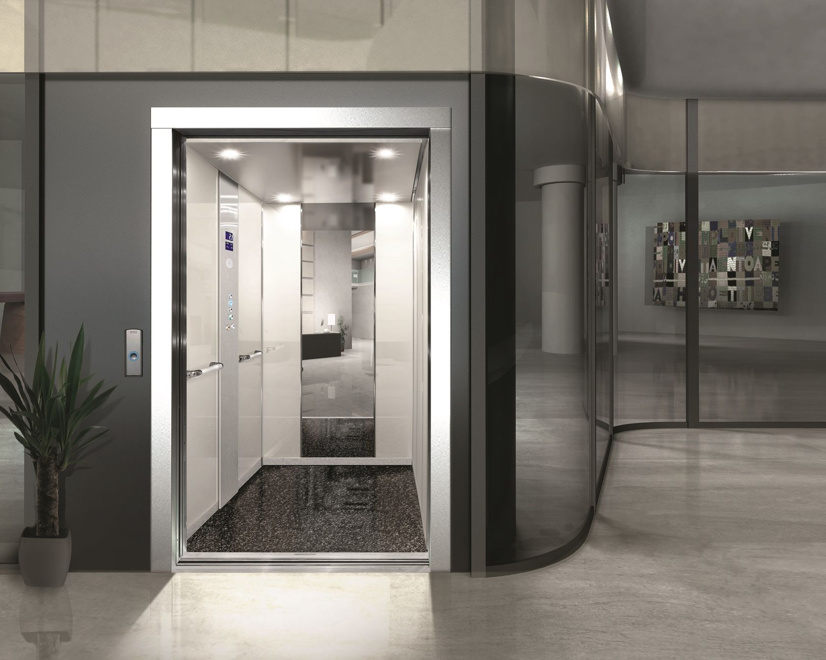 GEN2® LIFE Machine Room-Less lift By OTIS Servizi