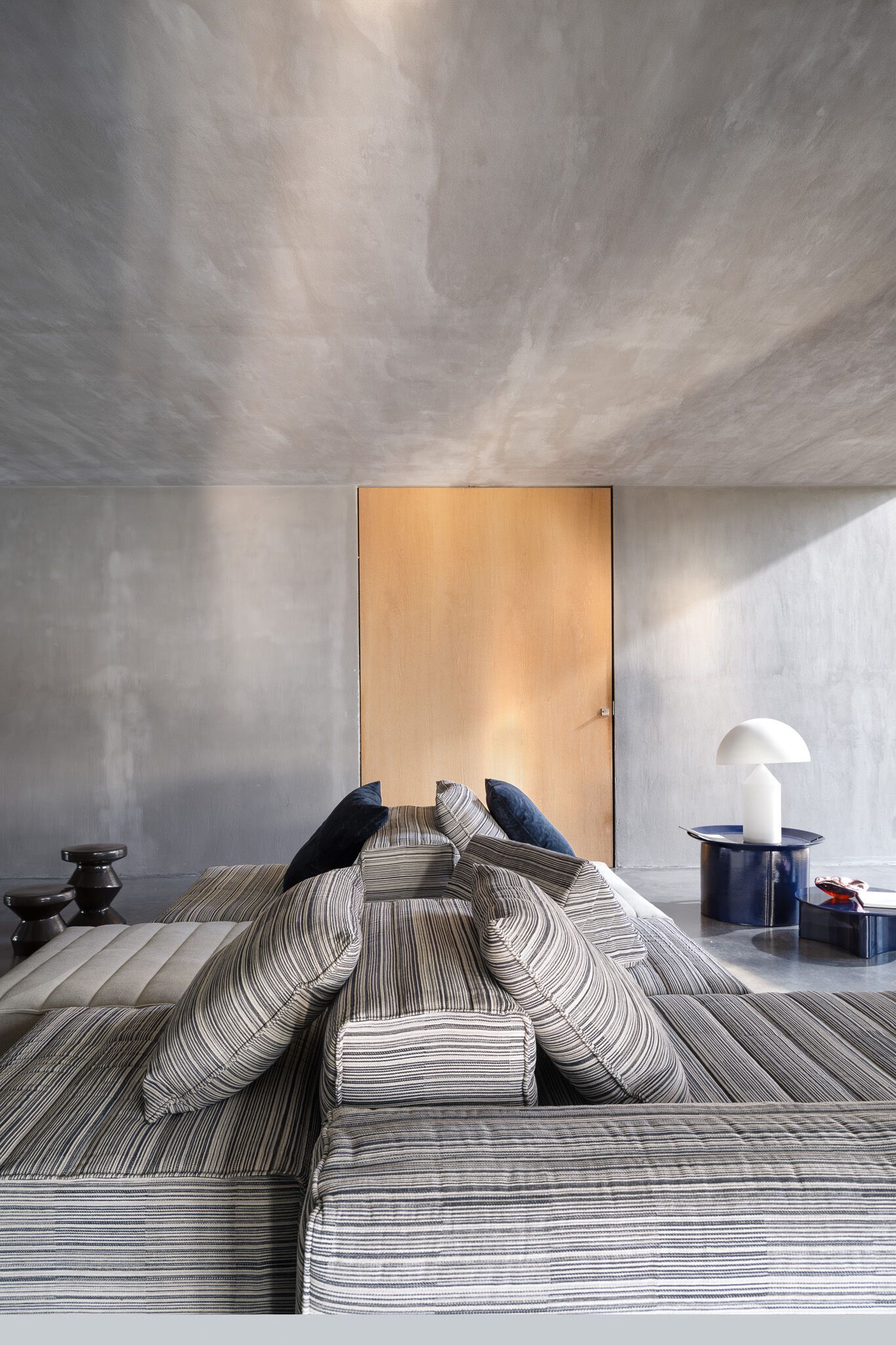 SAMET G Modular and double-sided fabric sofa with chaise longue By ...