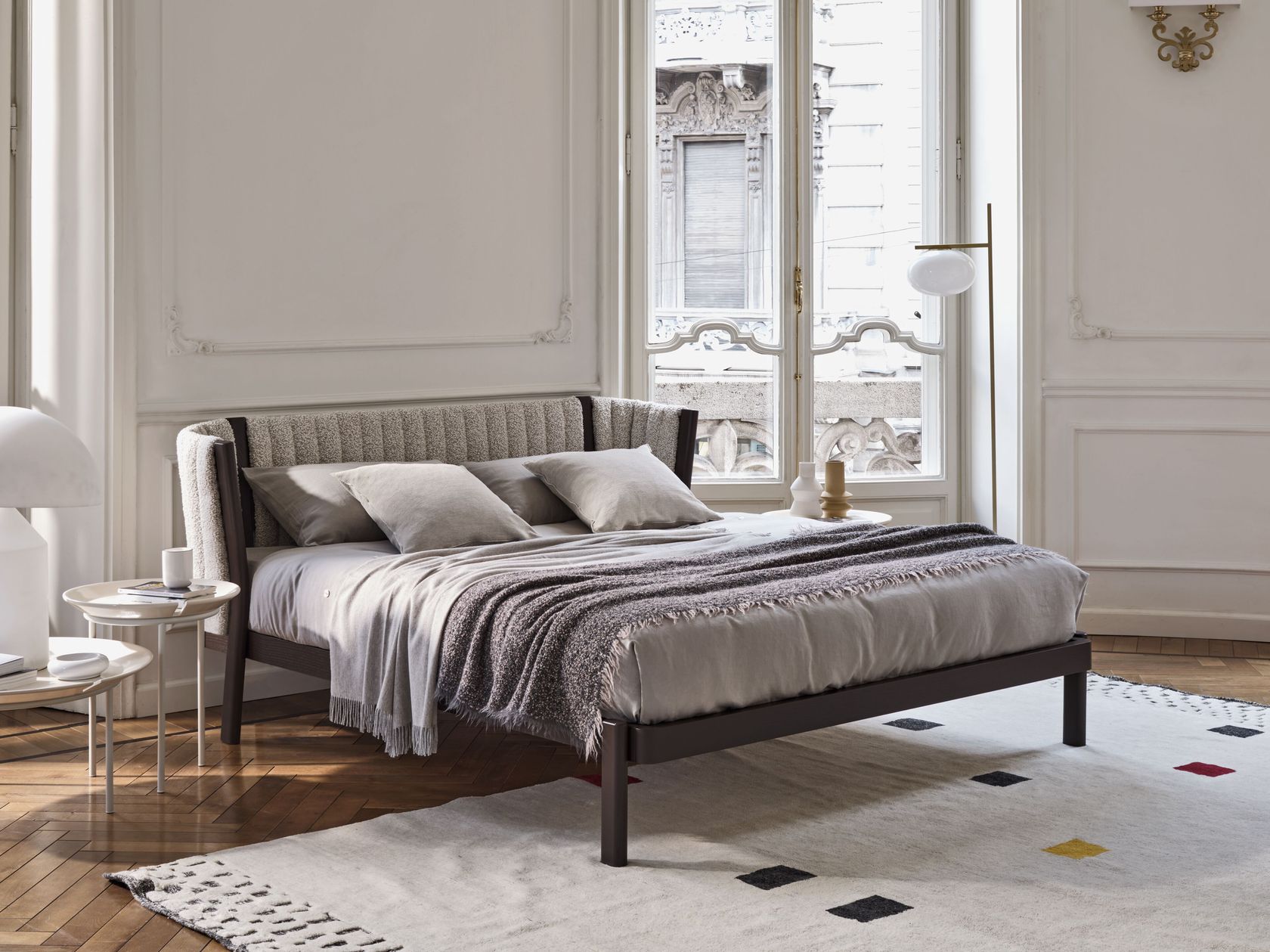 Gervasoni bed for the sleeping area