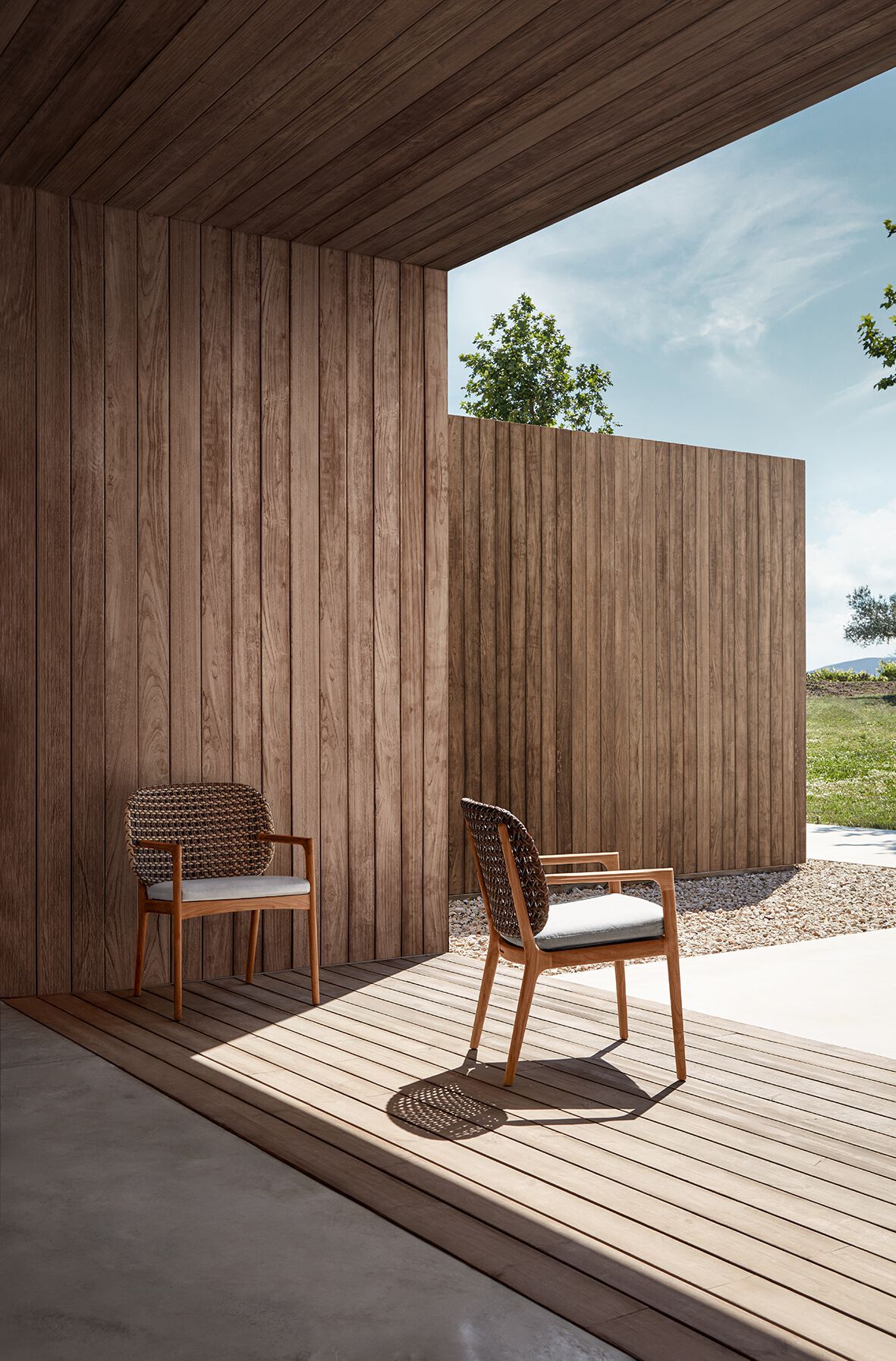 KAY Garden chair By Gloster