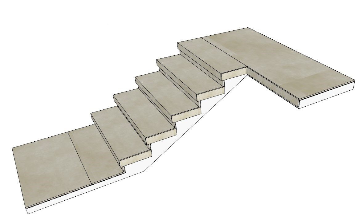 Staircase cladding By Cover App
