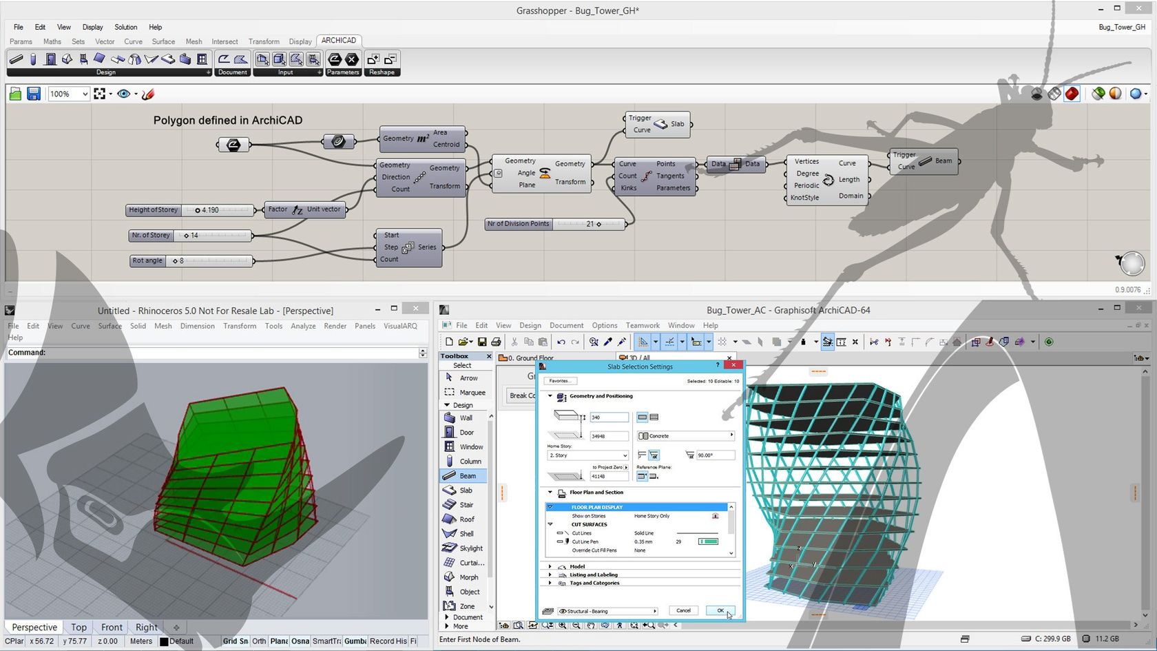 2次元＆3次元(CAD)技術設計 Rhino - Grasshopper - ARCHICAD By GRAPHISOFT Italia