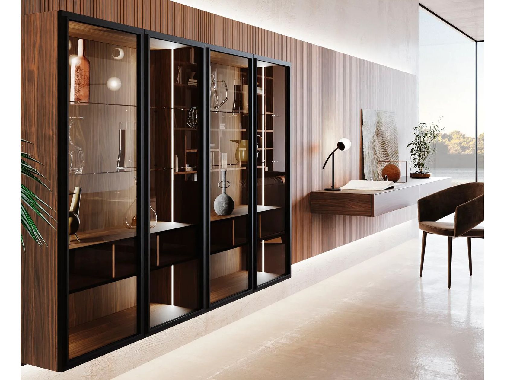 HOUSE OF SAX Display cabinet By Guzzini & Fontana