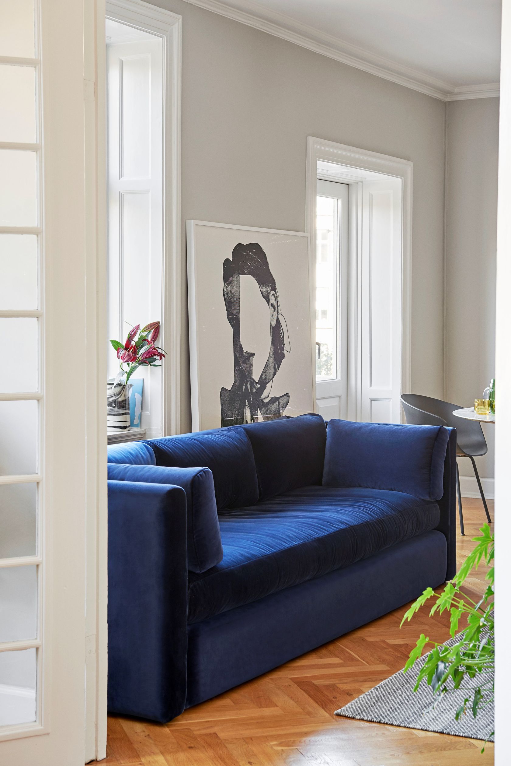 HACKNEY Canapé 3 places en tissu By Hay