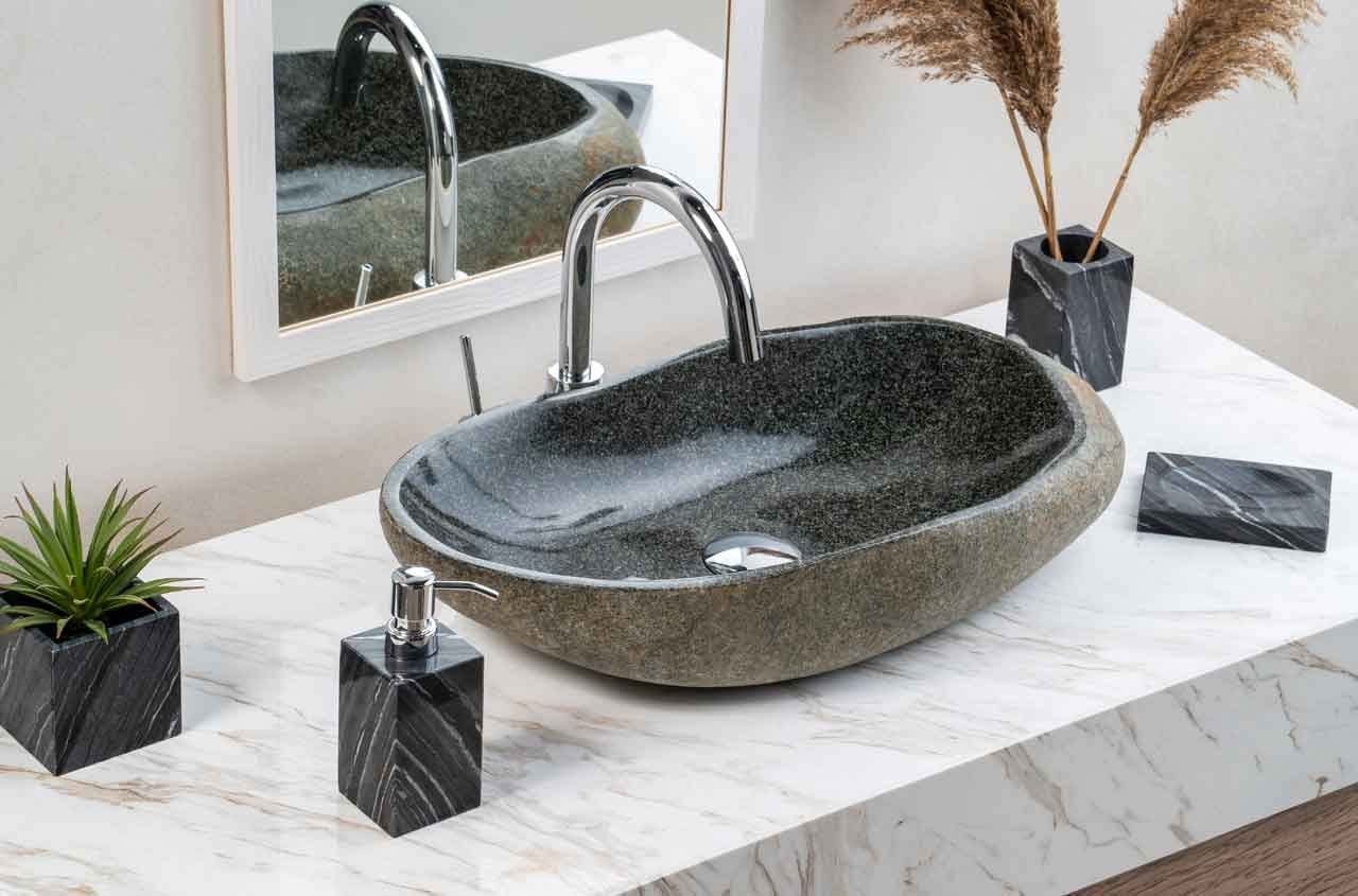 HALF STONE Lavabo By Luxury Stone Italia