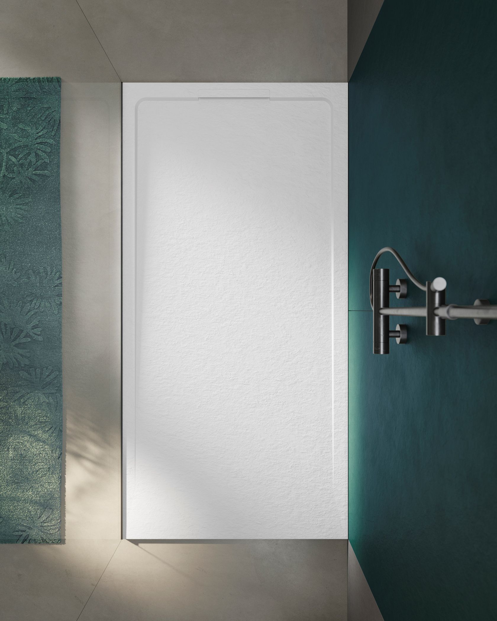 HALO SLATE Shower tray By Acquabella