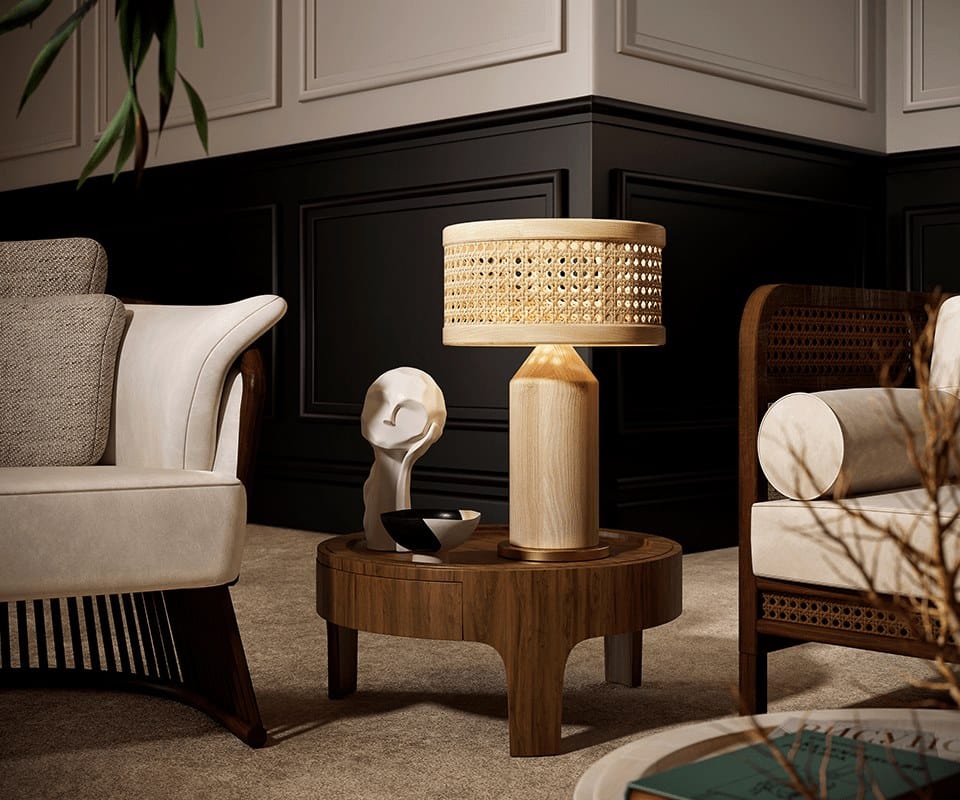 HAMILTON | Table lamp Hamilton Collection By Wood Tailors Club