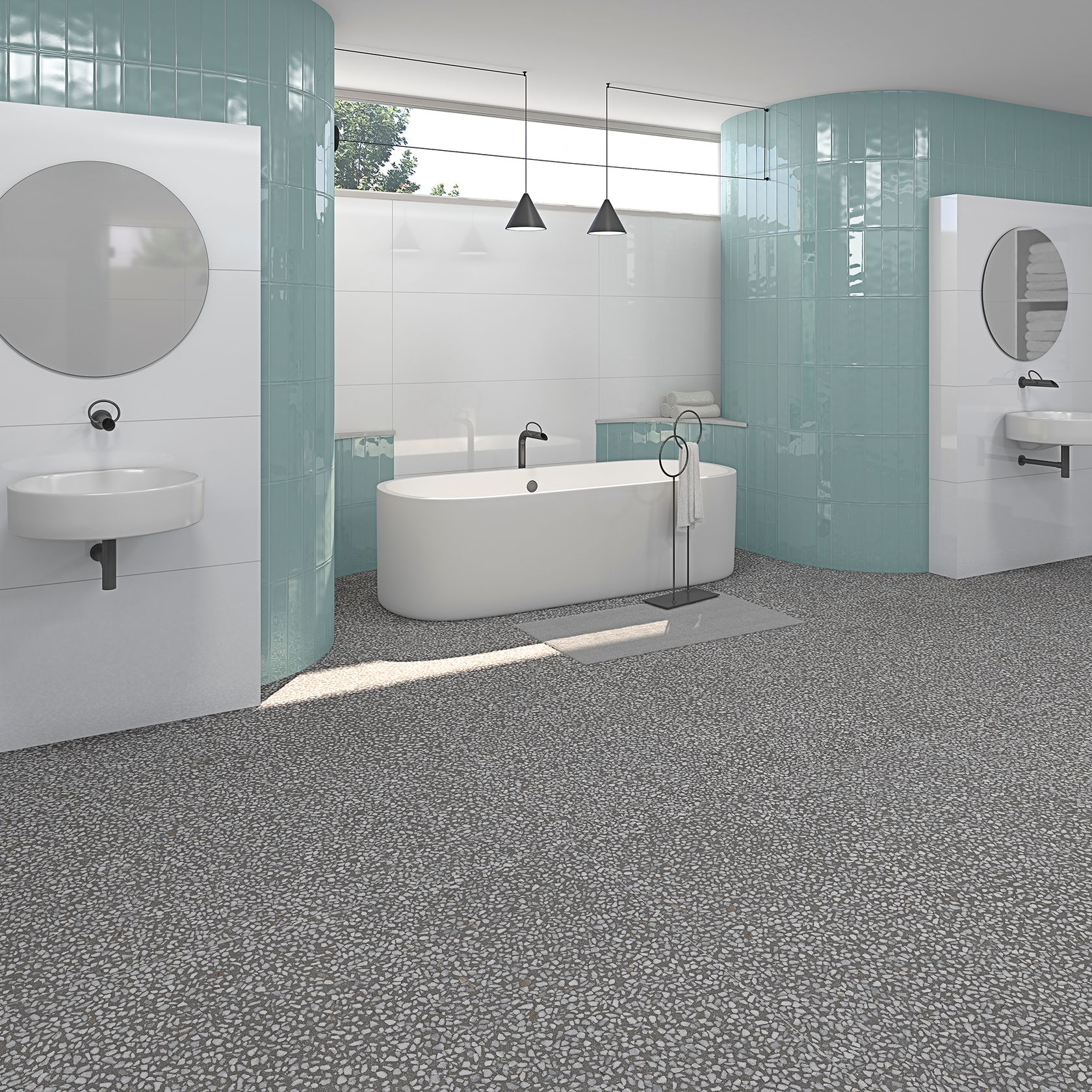 White-paste wall tiles HANAMI By VIVES