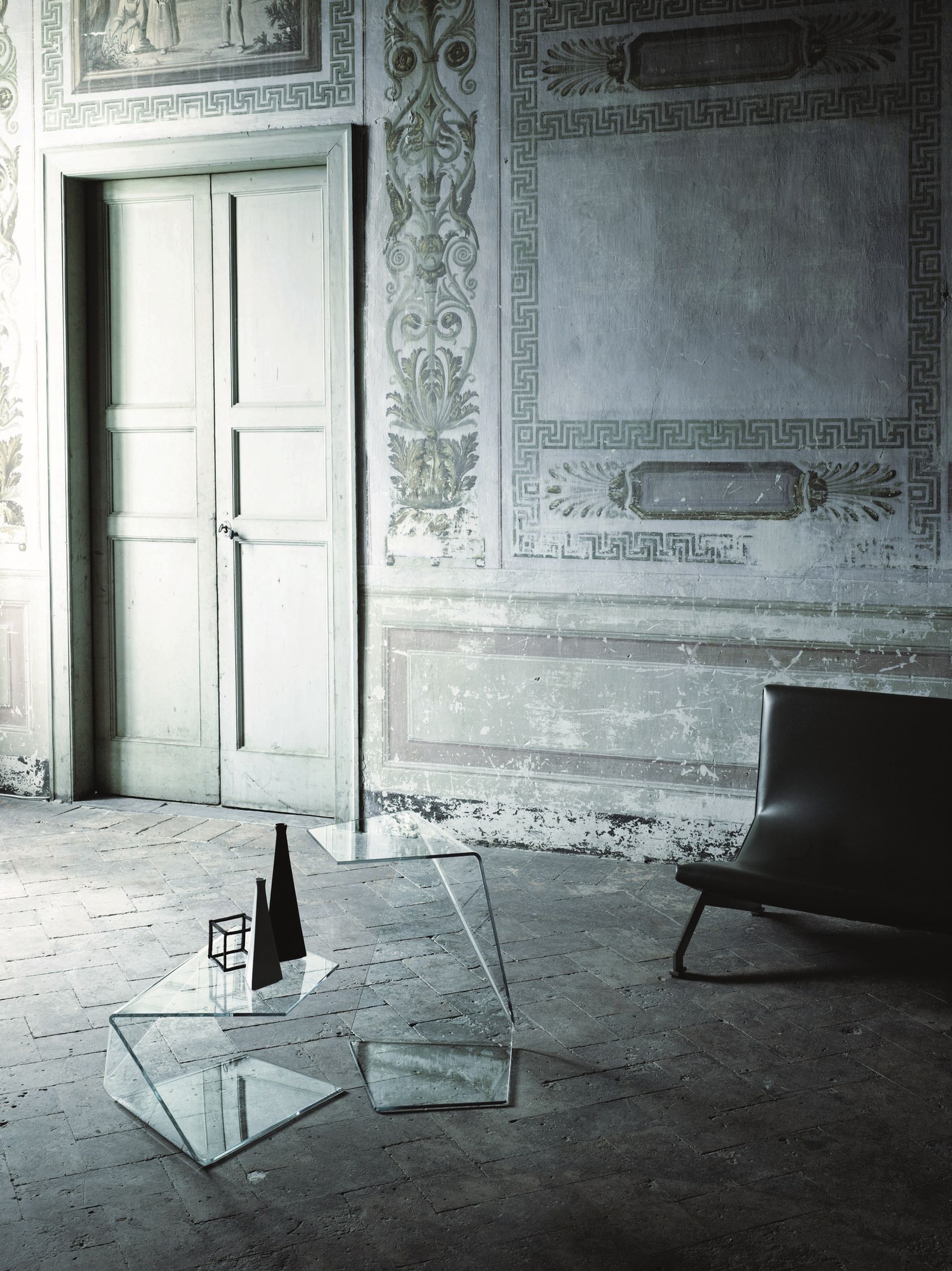 Tavolino in cristallo HAROLD AND MAUDE By Glas Italia design Carlo ...