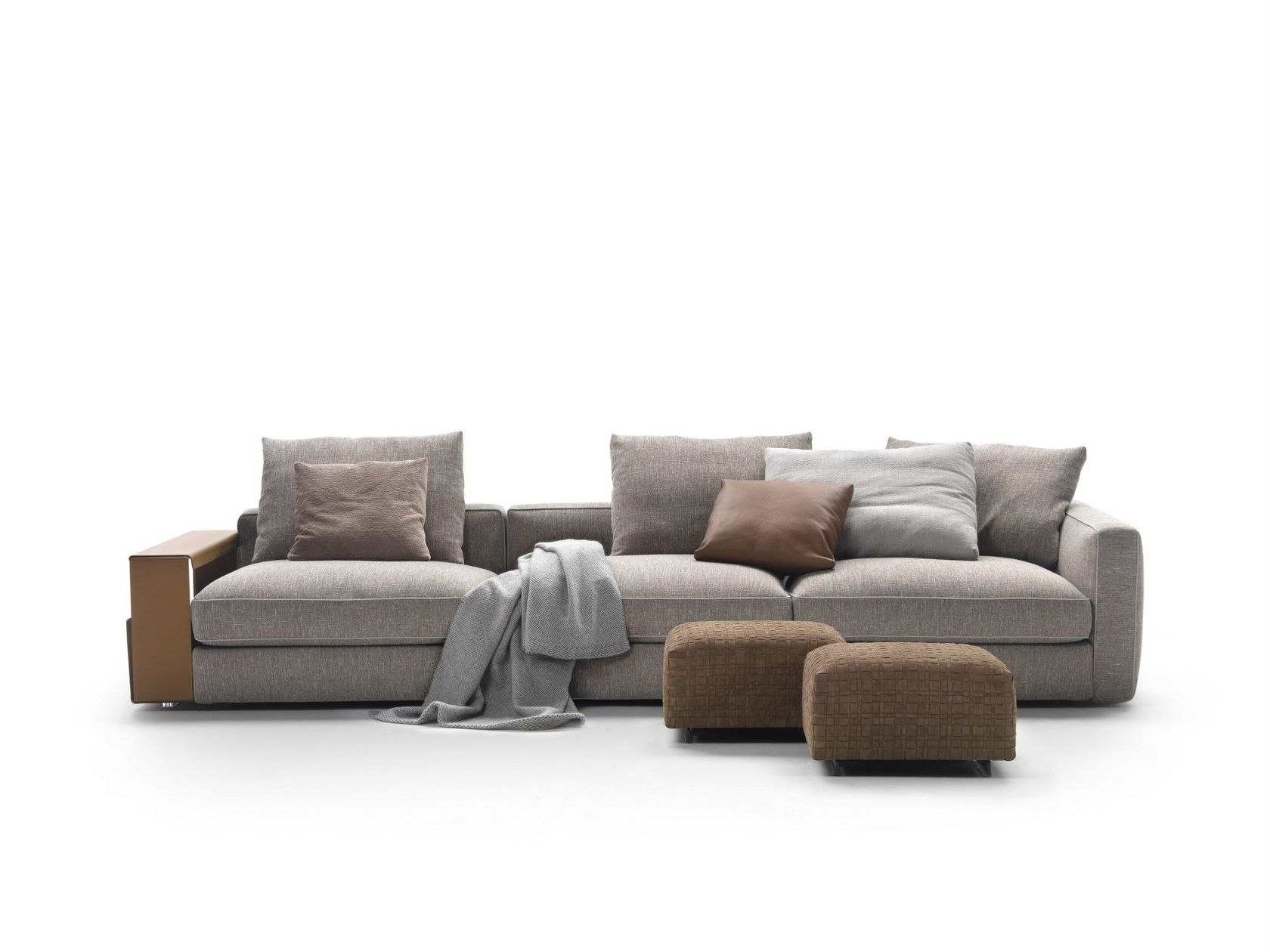 HARPER Sectional fabric sofa By Flexform | design Antonio Citterio