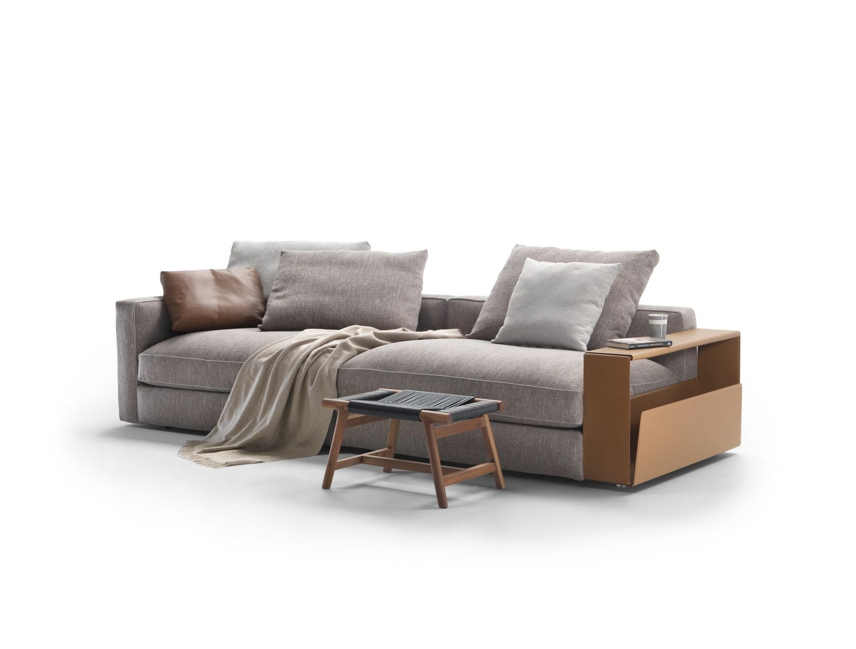 HARPER Sectional fabric sofa By Flexform | design Antonio Citterio
