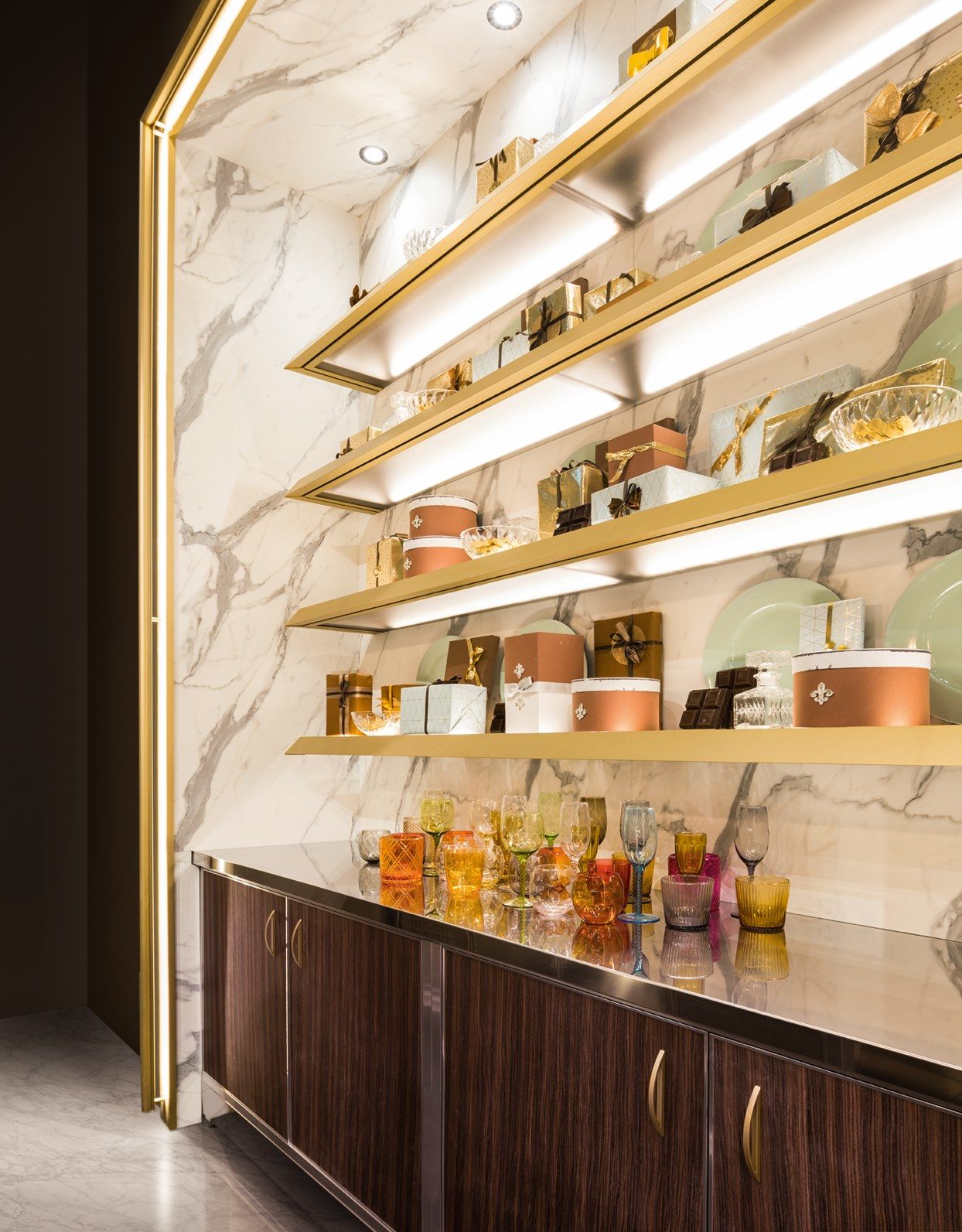 Bar counter wells with ice cream HARRIS By Frigomeccanica