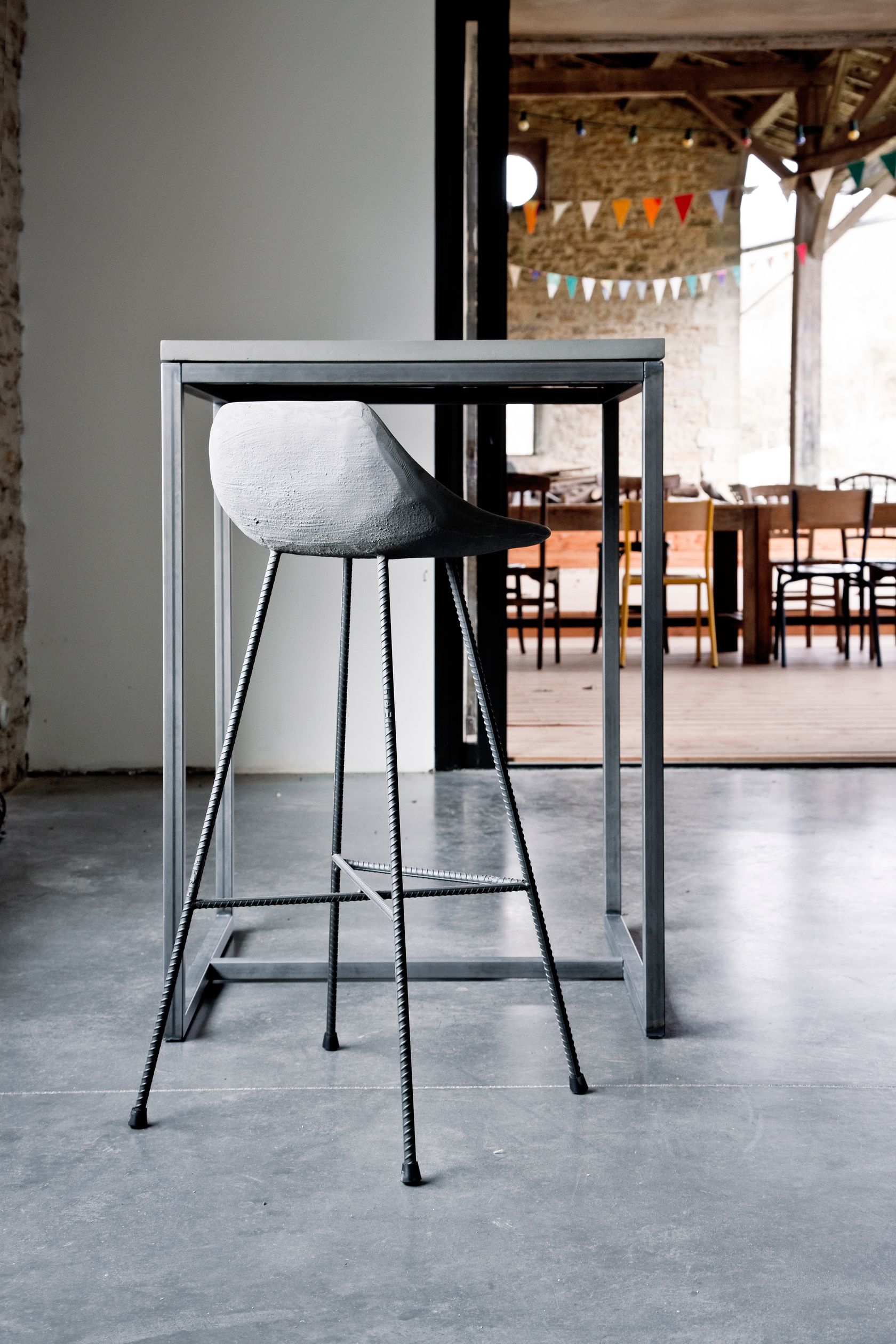 HAUTEVILLE | High stool Hauteville Collection By lyon béton design ...