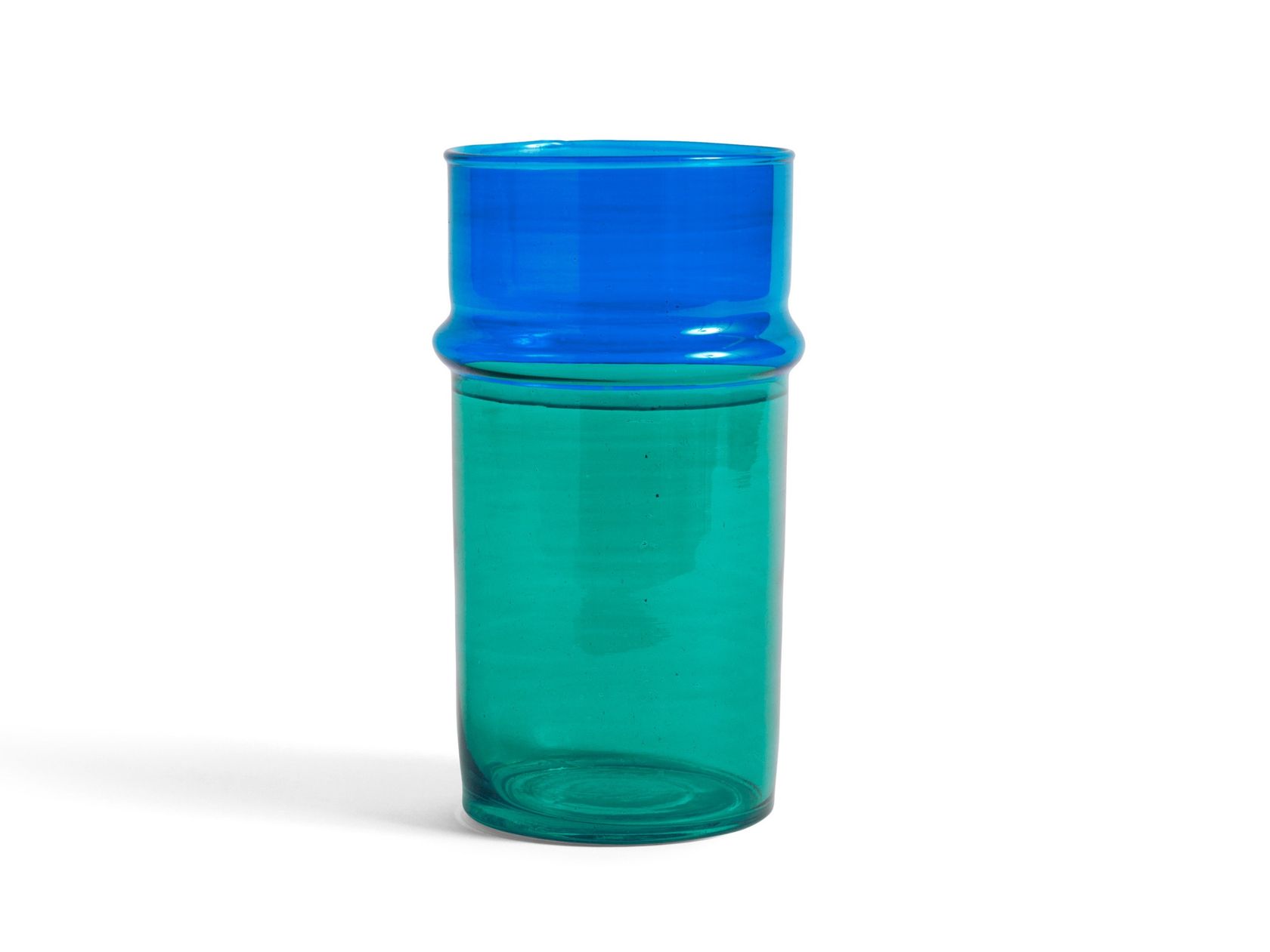 HAY - MOROCCAN VASE L BLUE & GREEN set Glass vase By In Stock