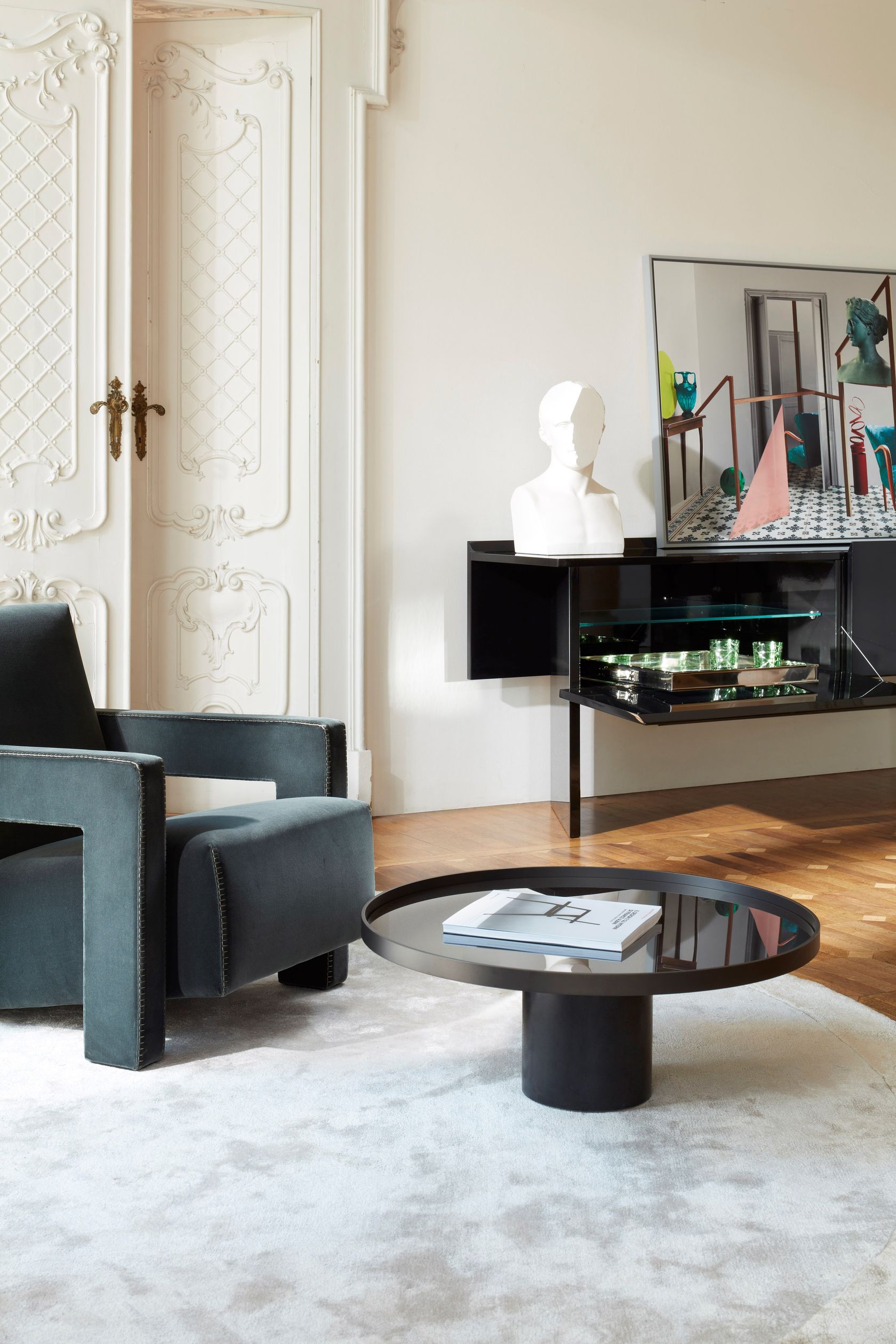 HAYAMA Sideboard with flap doors By Cassina | design Patricia Urquiola