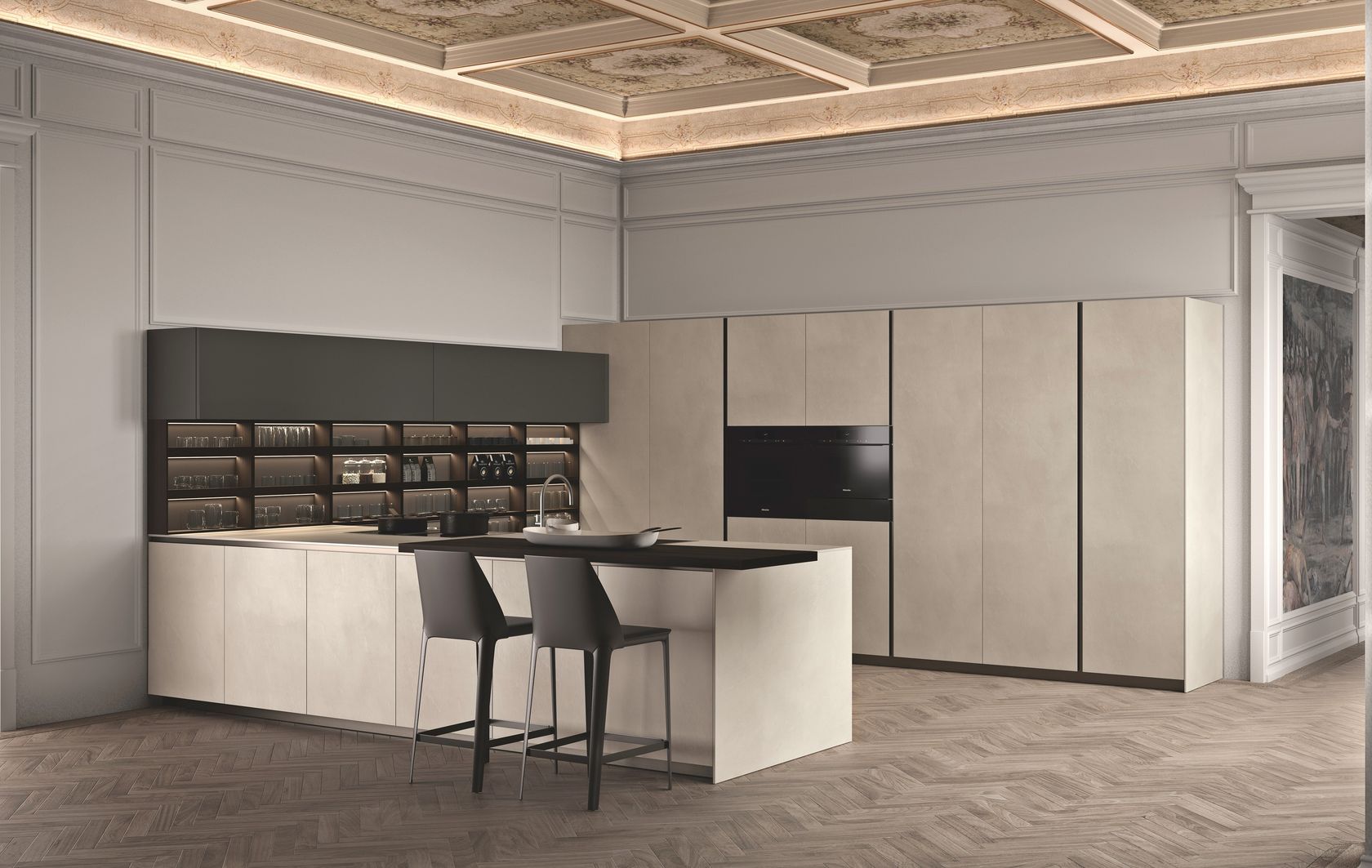 HD23 Cocina integral By Rossana | design Massimo Castagna