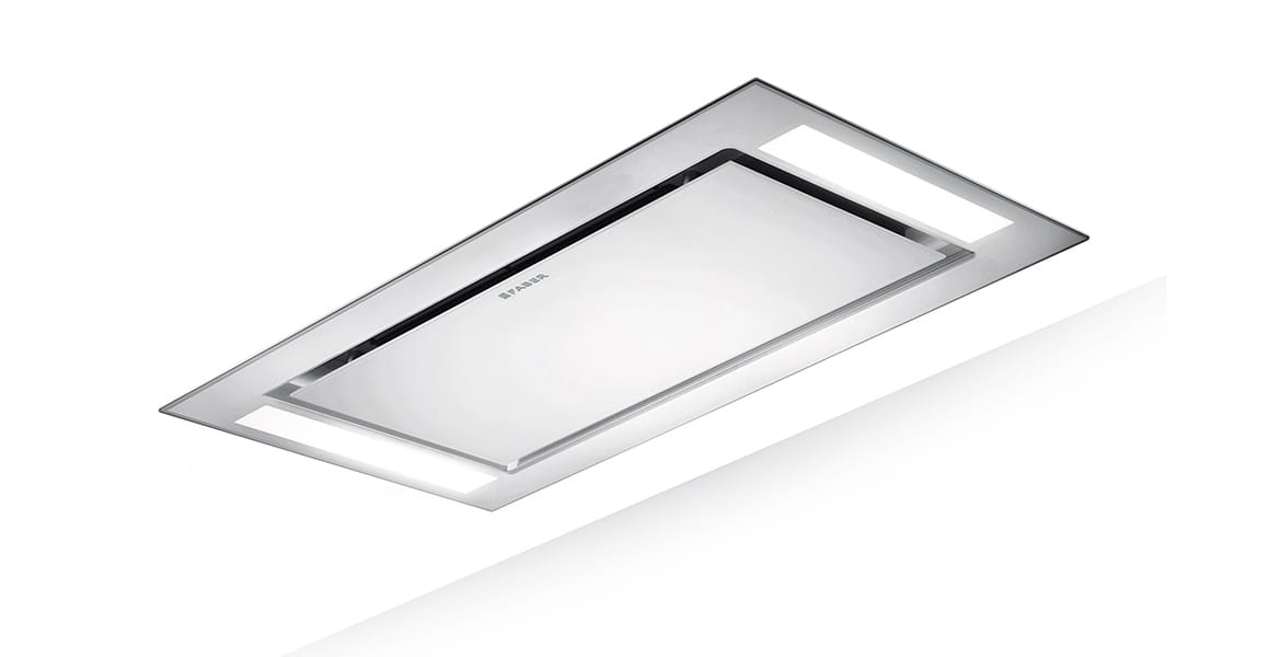 Built-in glass cooker hood HEAVEN GLASS 2.0 FLAT By FABER