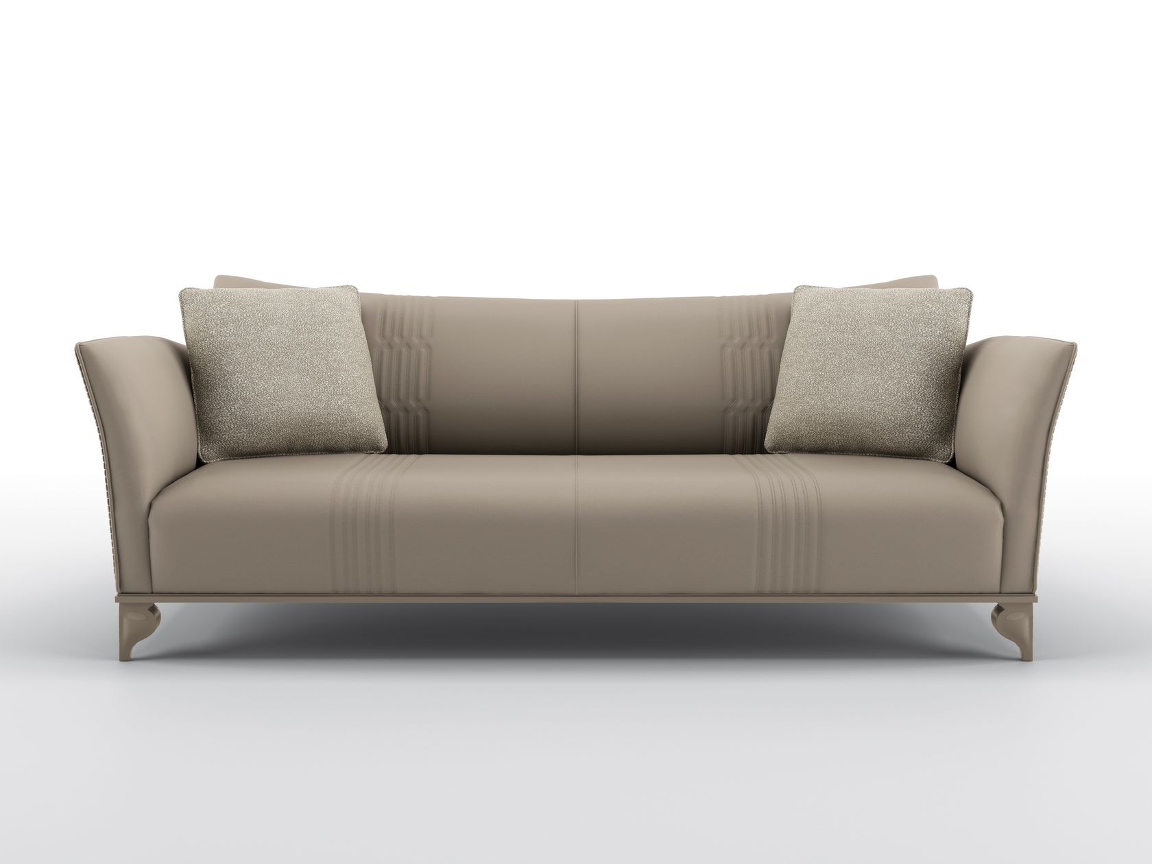3 seater leather sofa HEMINGWAY By BRUNO ZAMPA