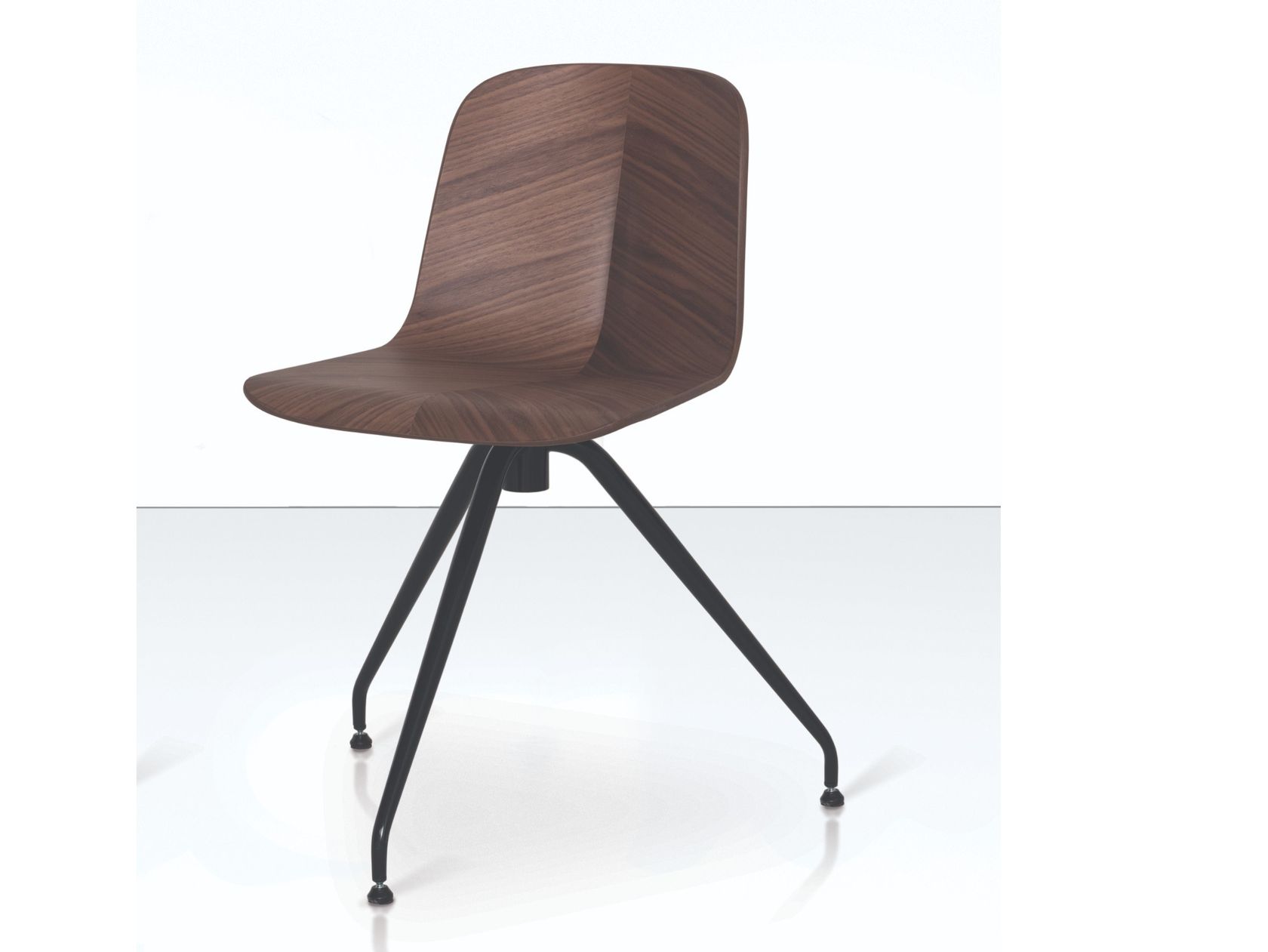 HERRINGBONE - CONTRACT Swivel steel and wood chair By PIAVAL | design ...