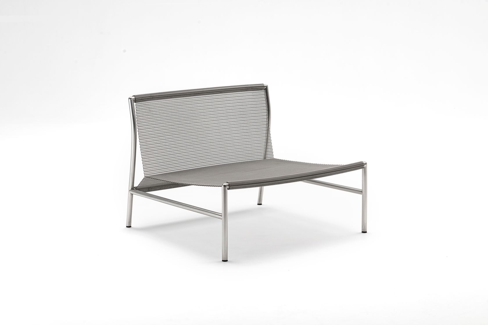 Wire mesh easy chair HI-TECH By Living Divani design Piero Lissoni