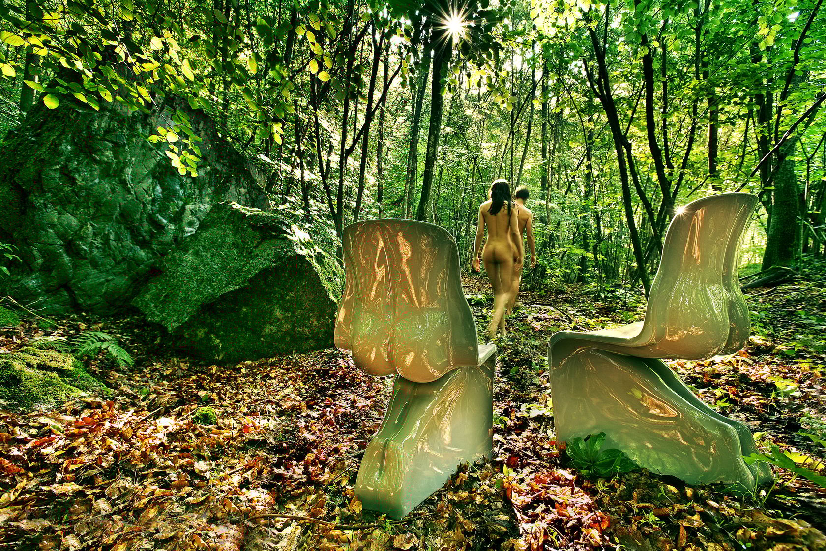 HIM GLOSSY Chaise By Casamania & Horm design Fabio Novembre