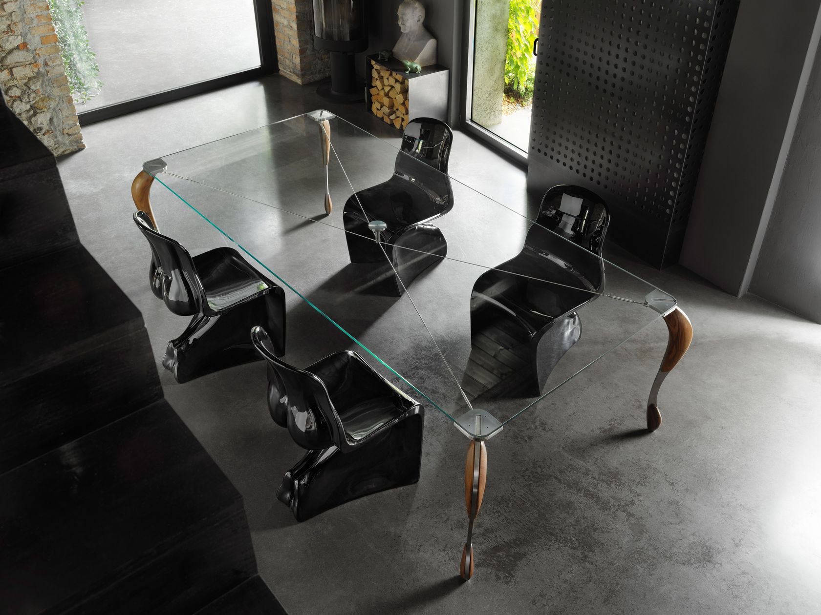 HIM GLOSSY Silla By Casamania & Horm | design Fabio Novembre
