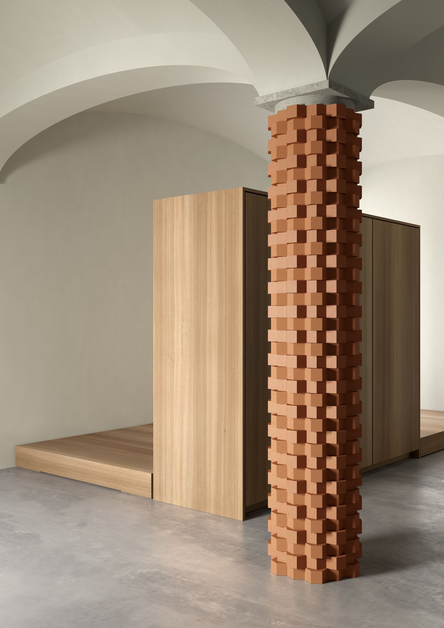 HIVES Terracotta element for partition walls By Mutina | design ...