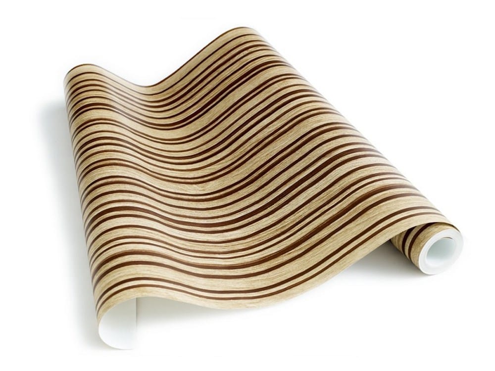 Wood effect wallpaper HONEY STRIATED WOOD By Koziel