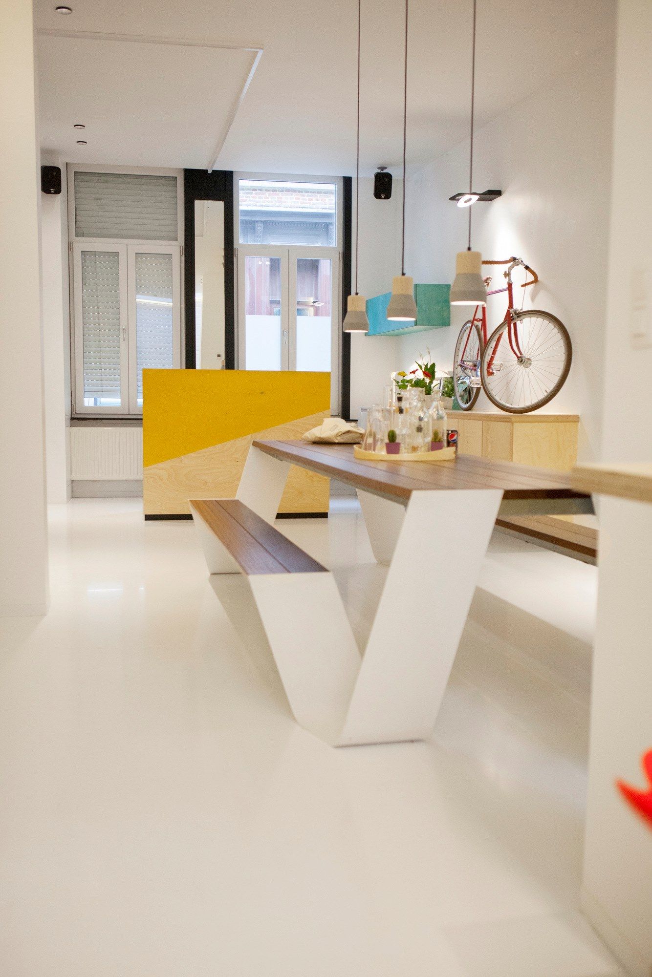 HOPPER PICNIC Rectangular garden table By Extremis | design Dirk Wynants