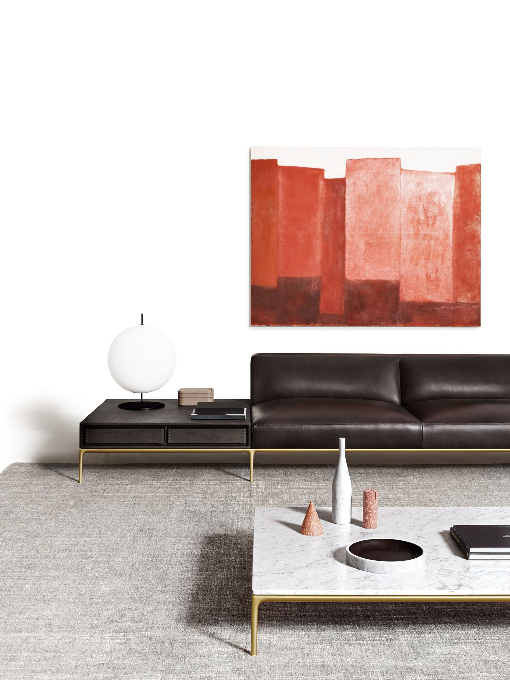 HORIZONTAL SOFA ĒDITION | Leather sofa By DE PADOVA