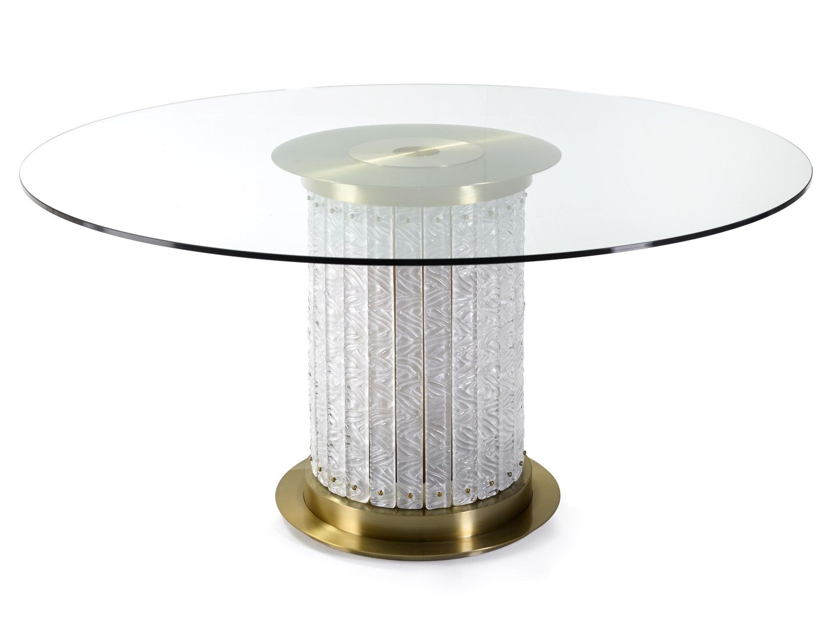 HOWARD Round glass living room table By MARIONI | design Studio 63
