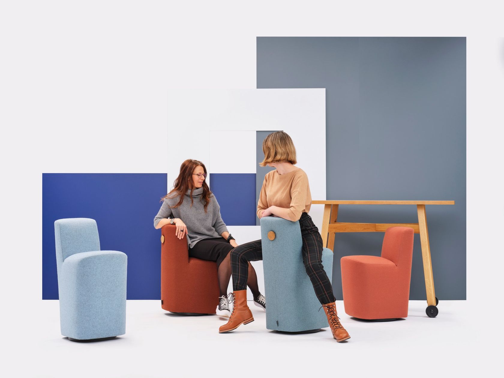 HUBERT/HUBERT MINI Stool By Intuit by Softrend