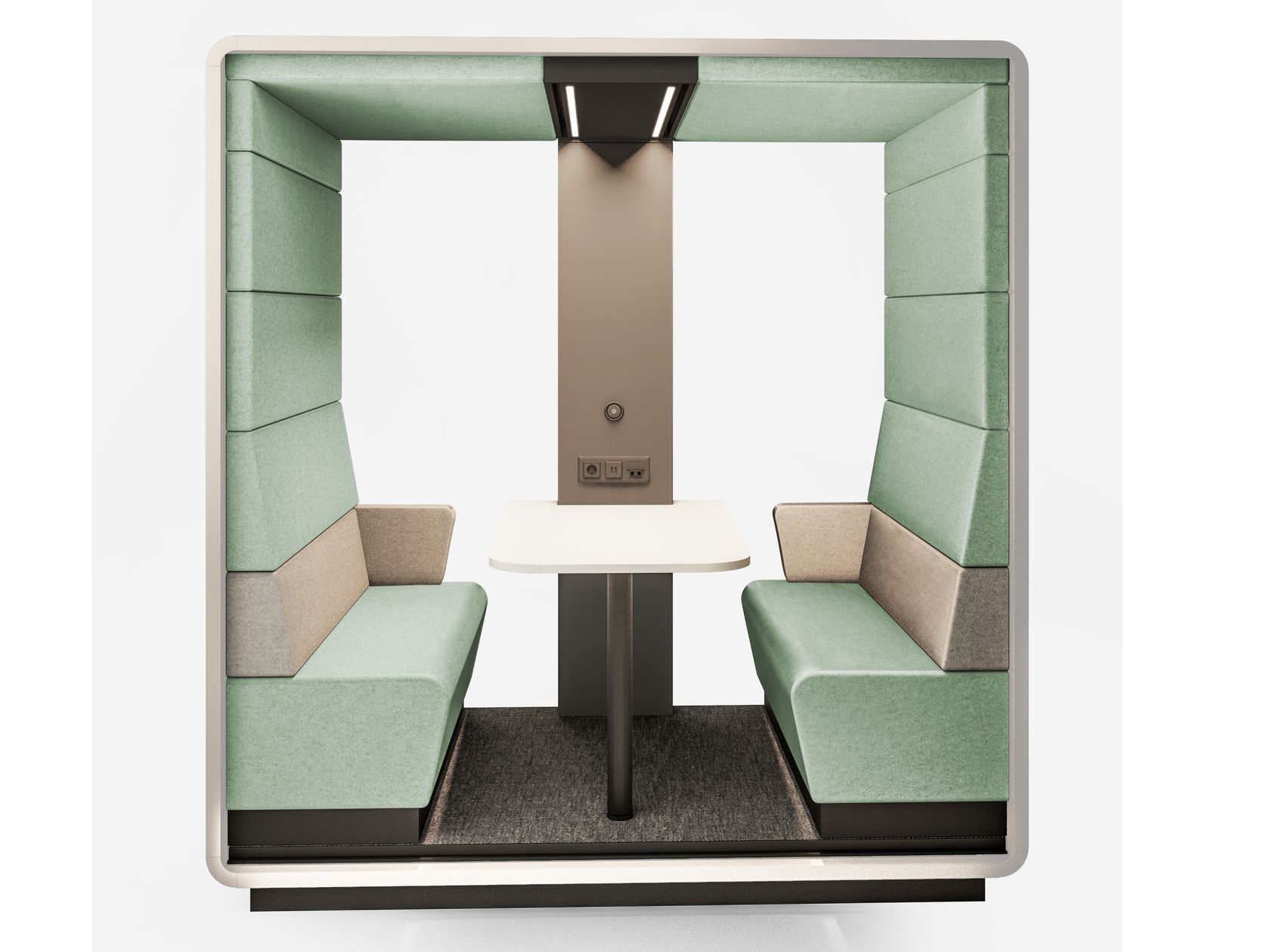Acoustic office booth hushMeet.open Hush Collection By Mikomax Smart Office