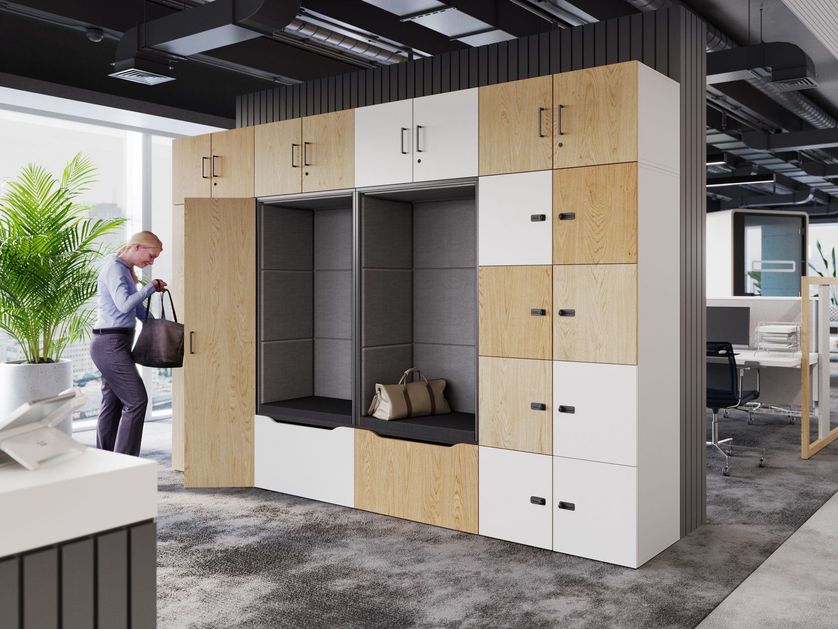 HUSHLOCK Mueble de oficina By Mikomax Smart Office
