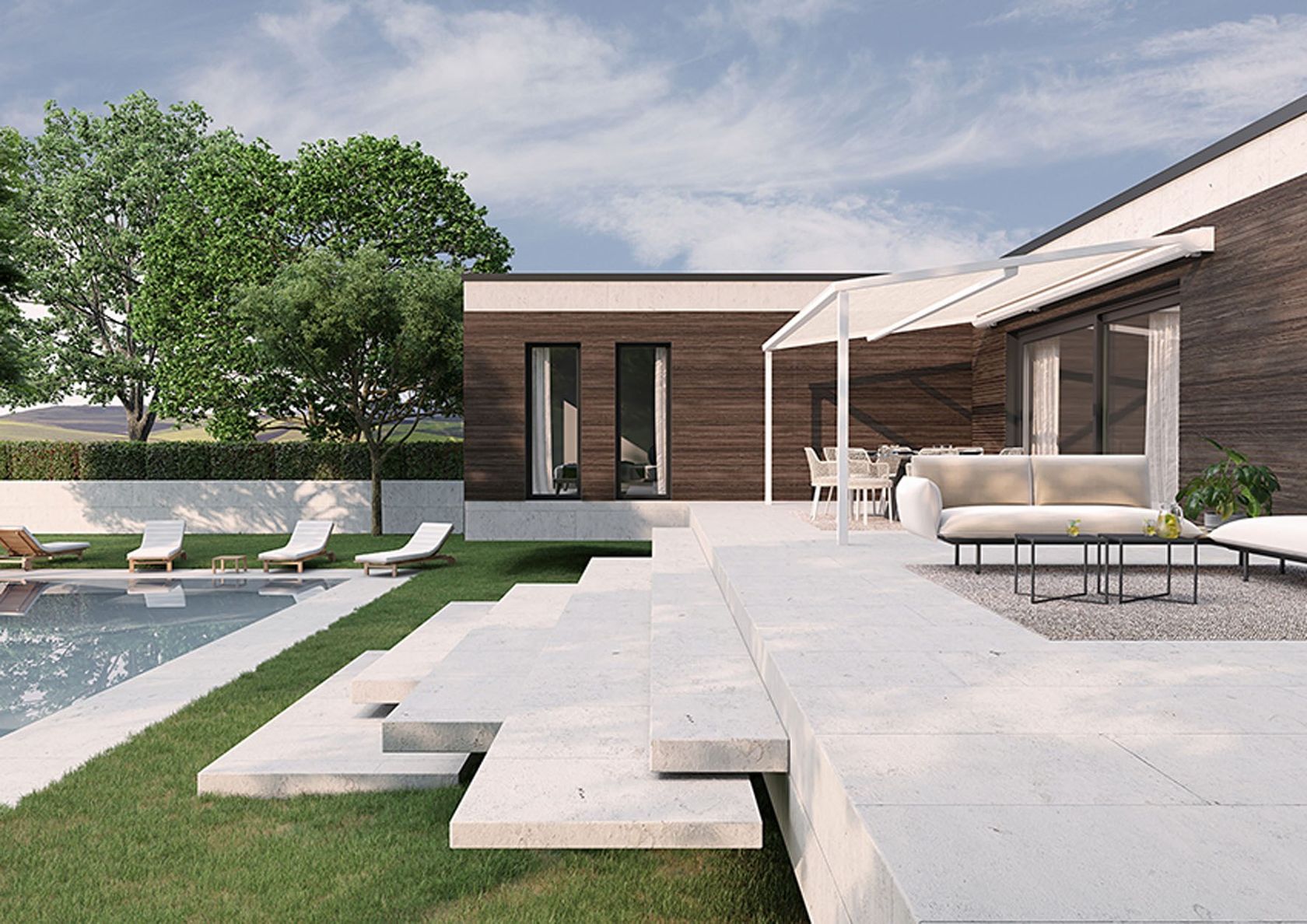 HYDRA Sliding awning By KE Outdoor Design