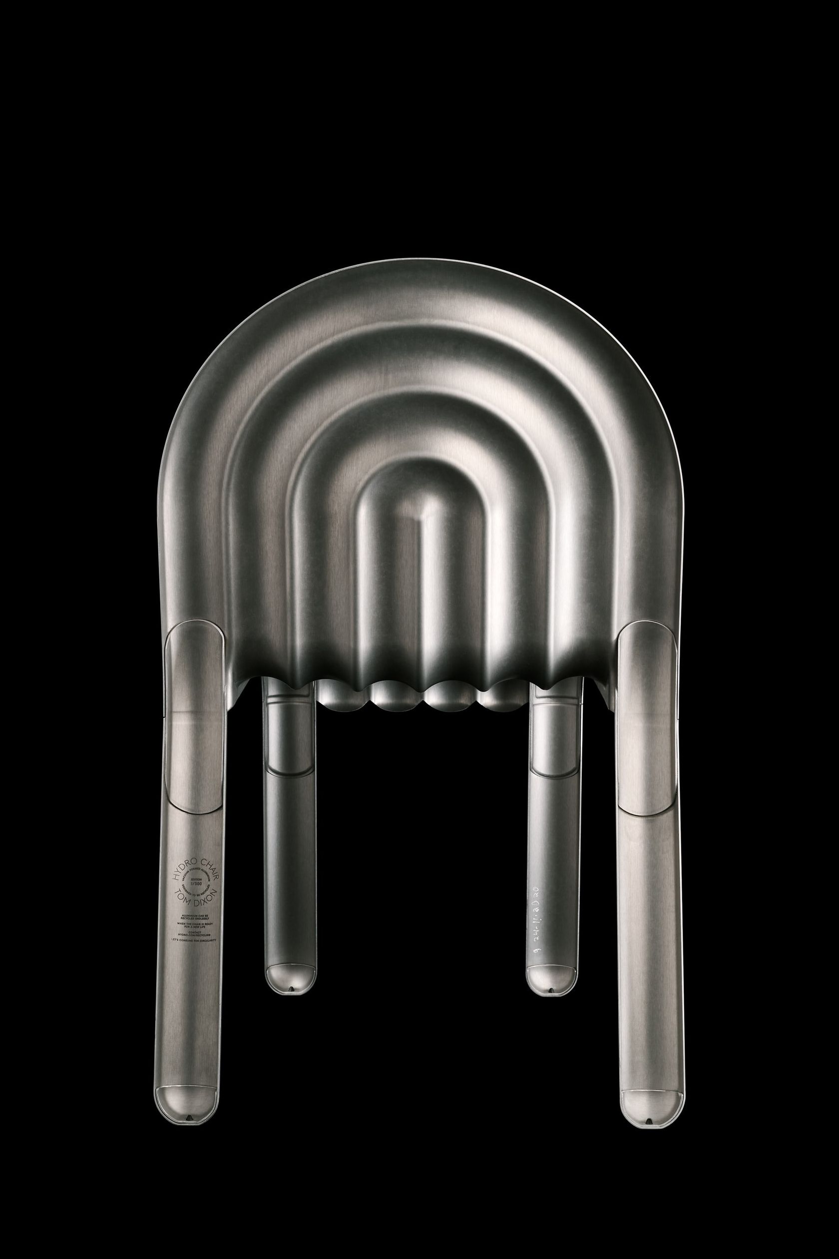 Aluminium chair HYDRO By Tom Dixon design Tom Dixon
