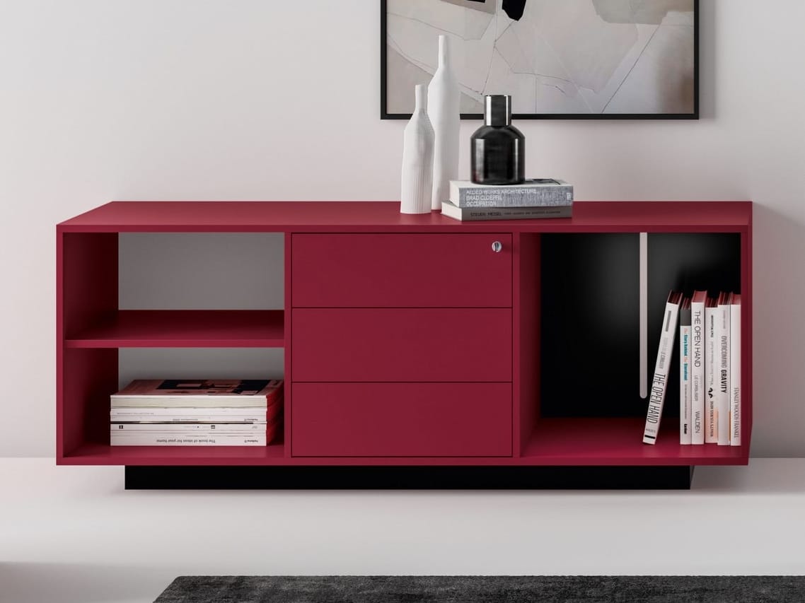 HYPE Wooden office storage unit with drawers By About Office