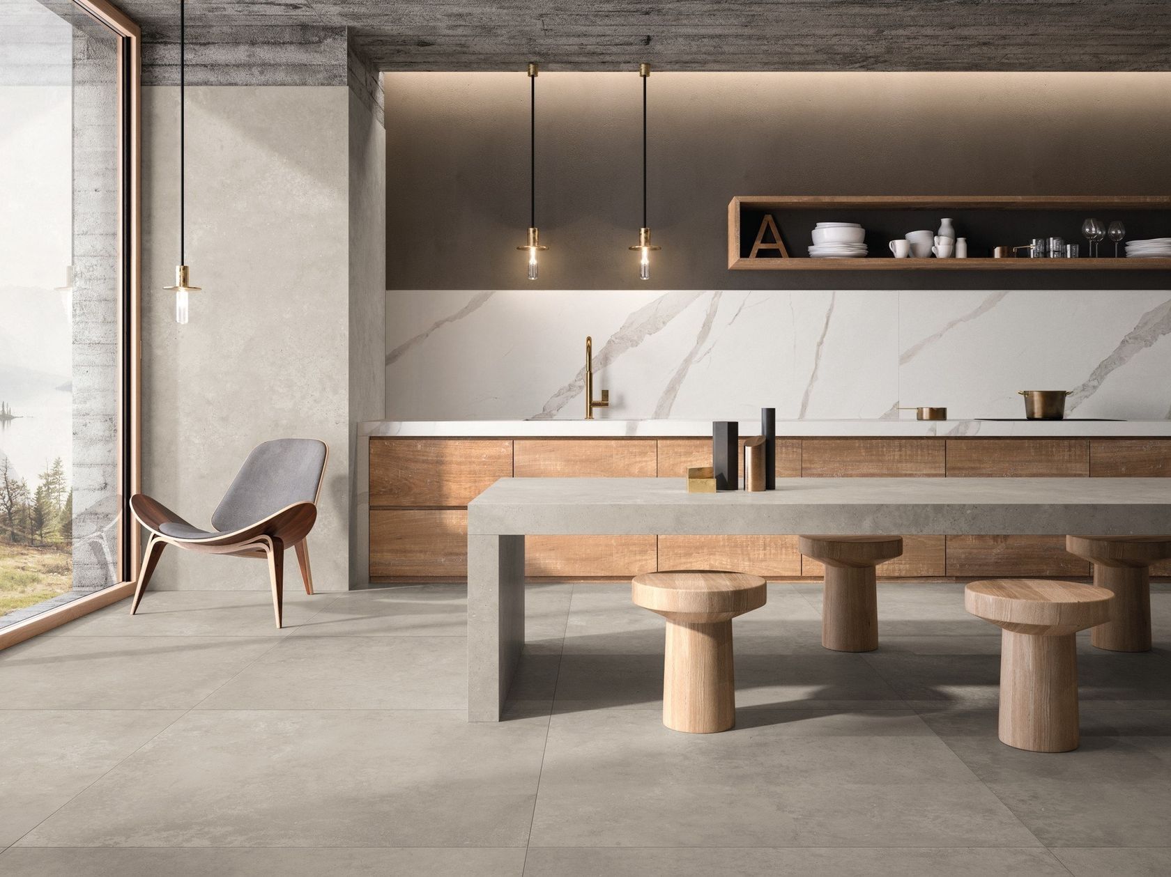 Porcelain stoneware wall/floor tiles HYPER By Flaviker
