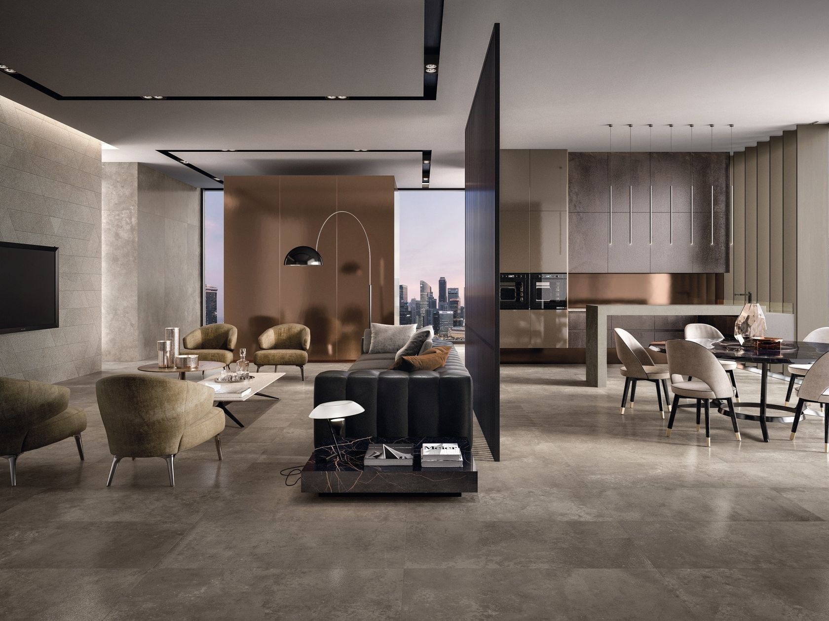 Porcelain stoneware wall/floor tiles HYPER By Flaviker