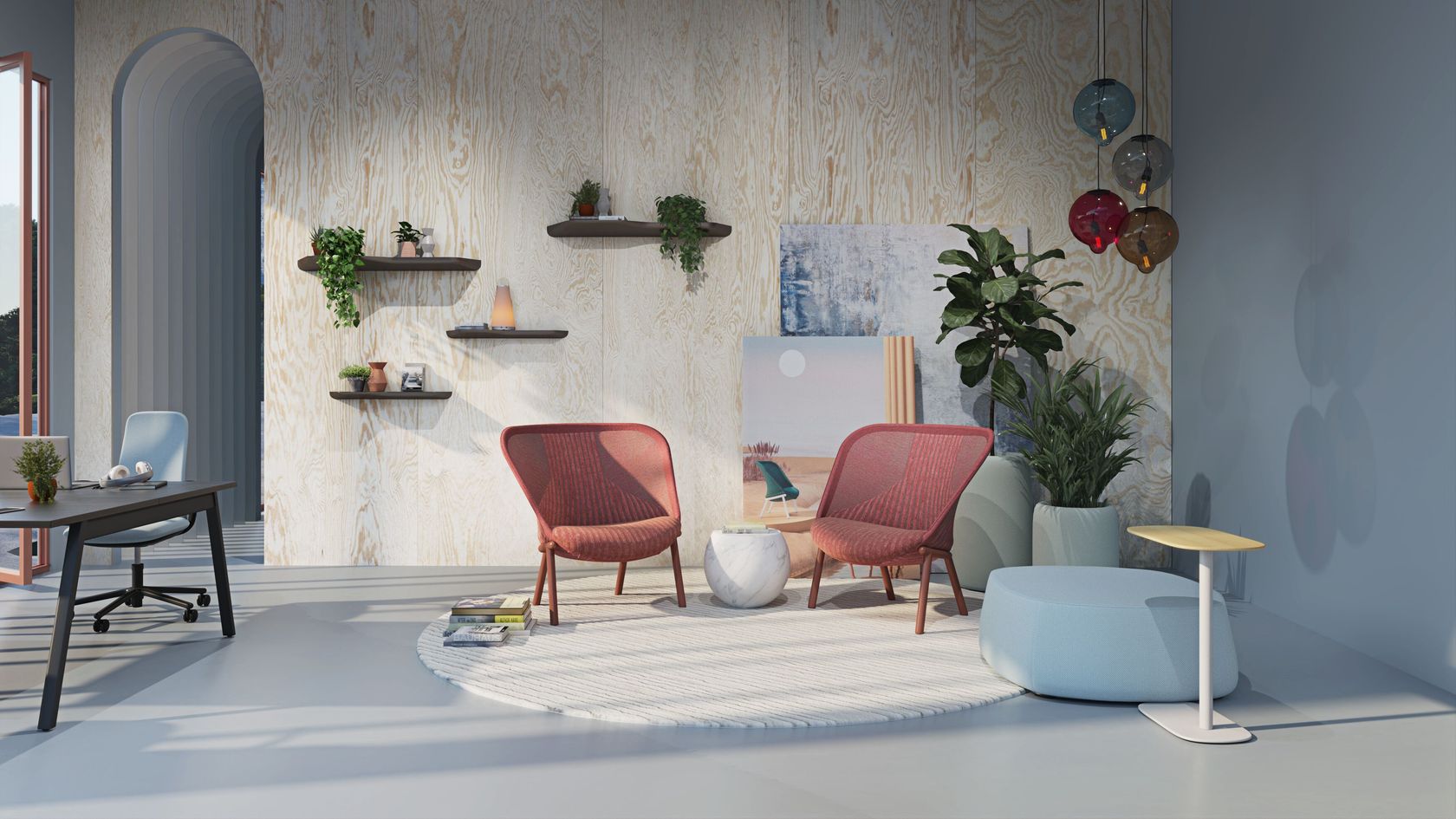 CARDIGAN LOUNGE™ Armchair By Haworth