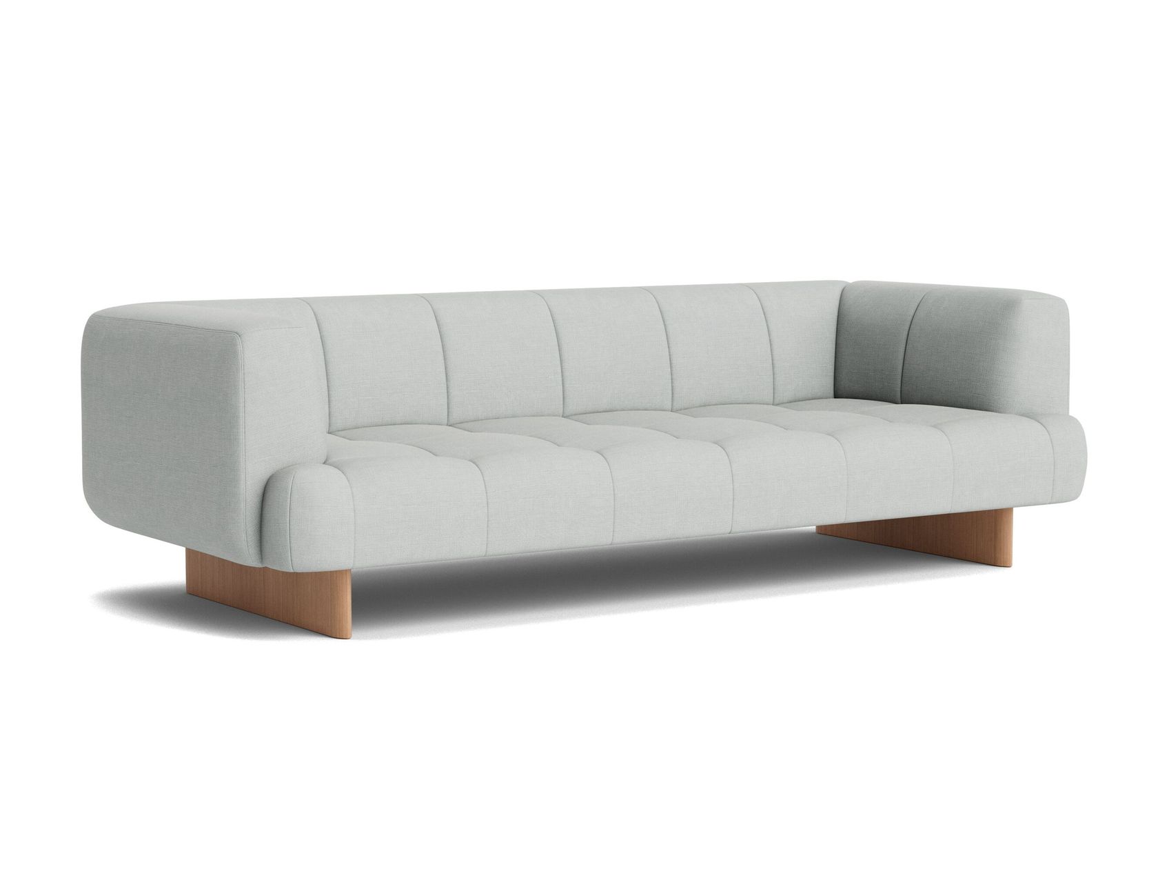 QUILTON LIFT 3 SEATER 3 seater upholstered sofa By Hay